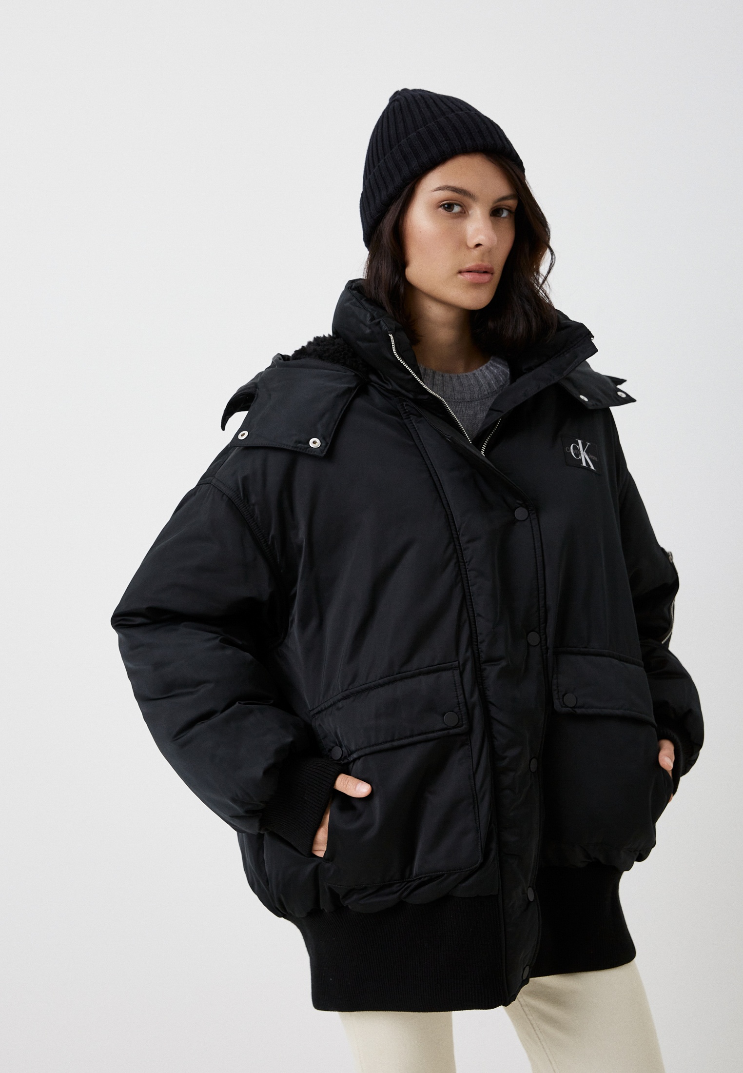 Куртка утепленная Calvin Klein Jeans, цвет: черный, RTLACW543802 ...