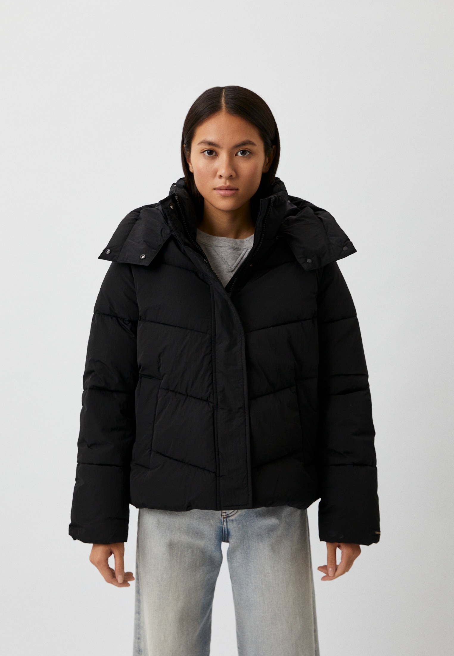 Пуховик Calvin Klein, цвет: черный, RTLACW545301 — купить в интернет ...
