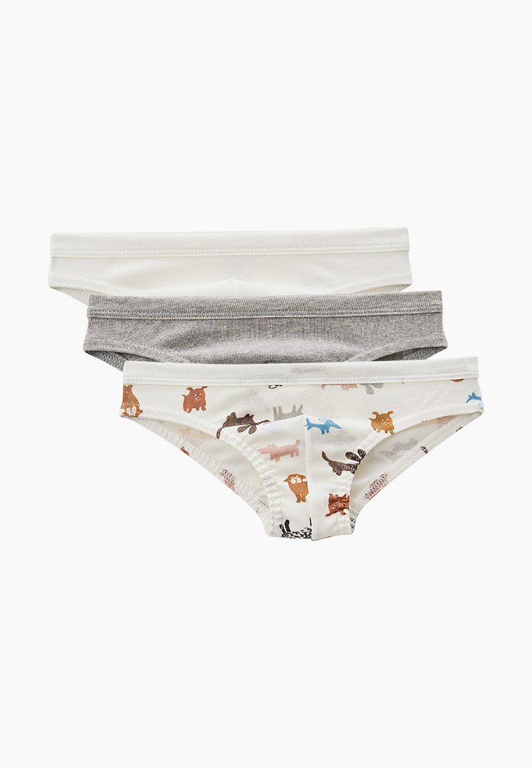 Трусы 3 шт. Petit Bateau, цвет: белый, RTLACX258601 — купить в интернет ...