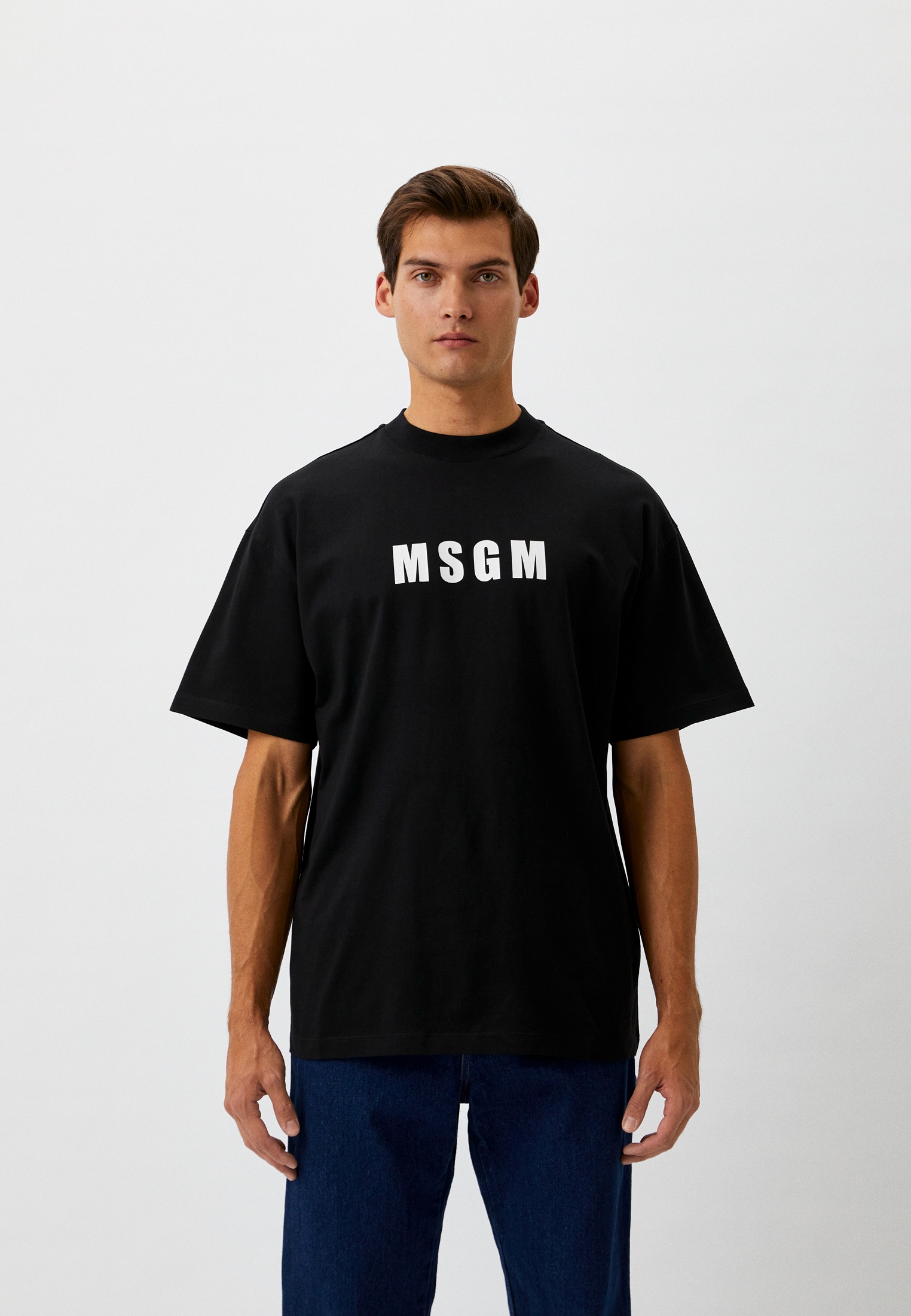 Футболка MSGM, цвет: черный, RTLACX665001 — купить в интернет-магазине ...