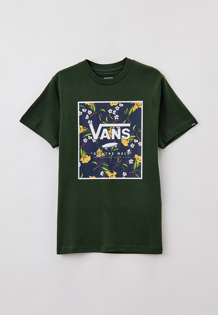 Футболка Vans, цвет: зеленый, RTLACX741501 — купить в интернет-магазине ...