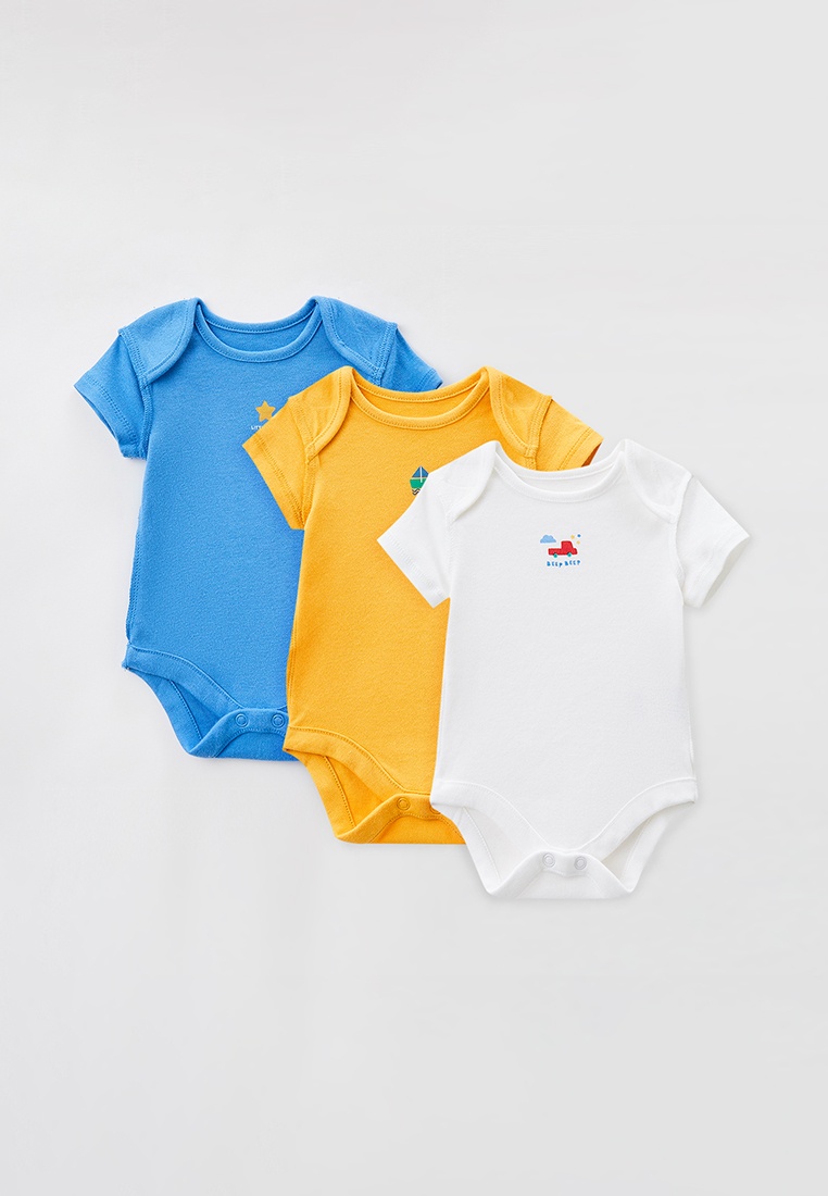 Боди 3 шт. Mothercare Lamoda Online Exclusive, цвет: белый ...