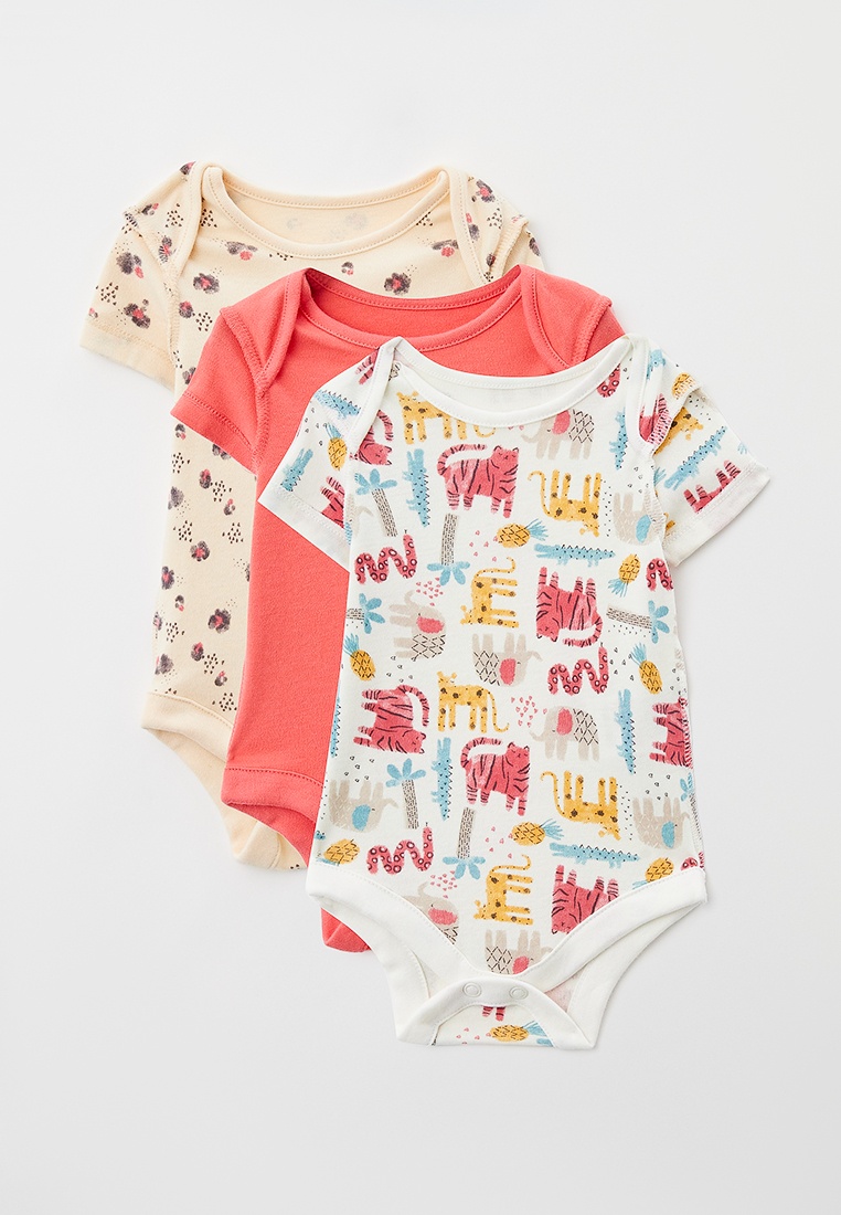 Боди 3 шт. Mothercare Lamoda Online Exclusive, цвет: бежевый ...