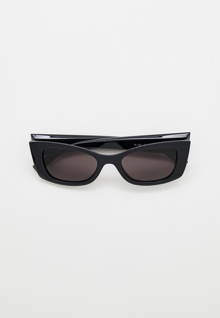 Очки солнцезащитные Saint Laurent SL 593 001, цвет: черный ...