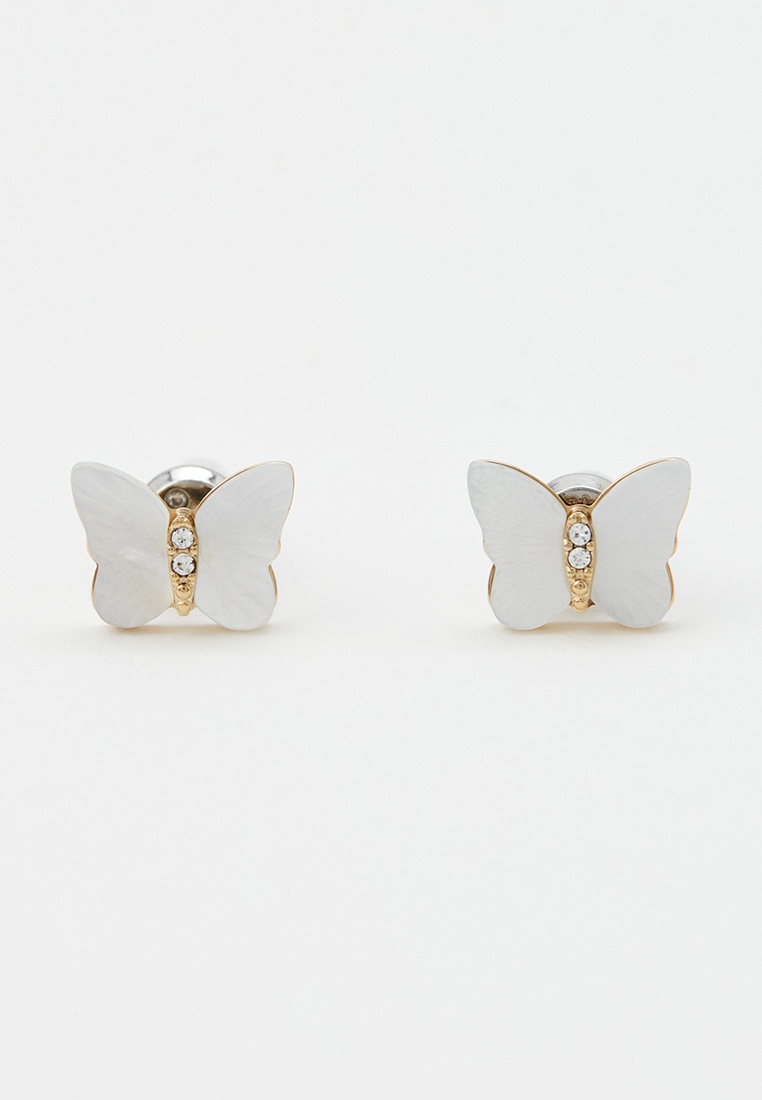 Серьги Fossil цвет белый Rtlacy129401 — купить в интернет магазине