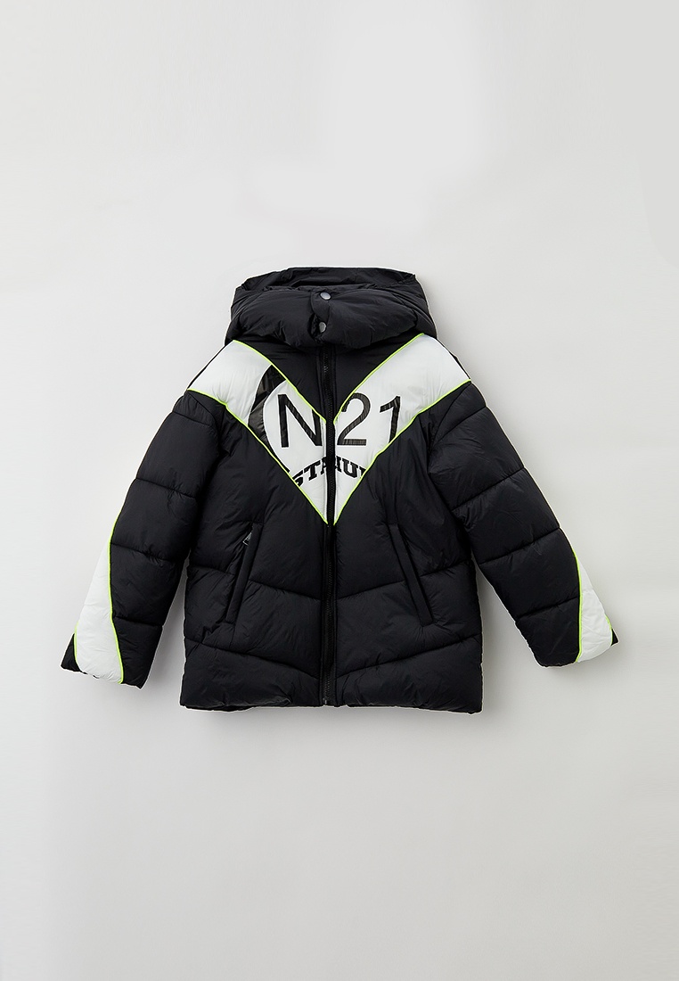 Куртка утепленная N21, цвет: черный, RTLACY171501 — купить в интернет-магазине Lamoda