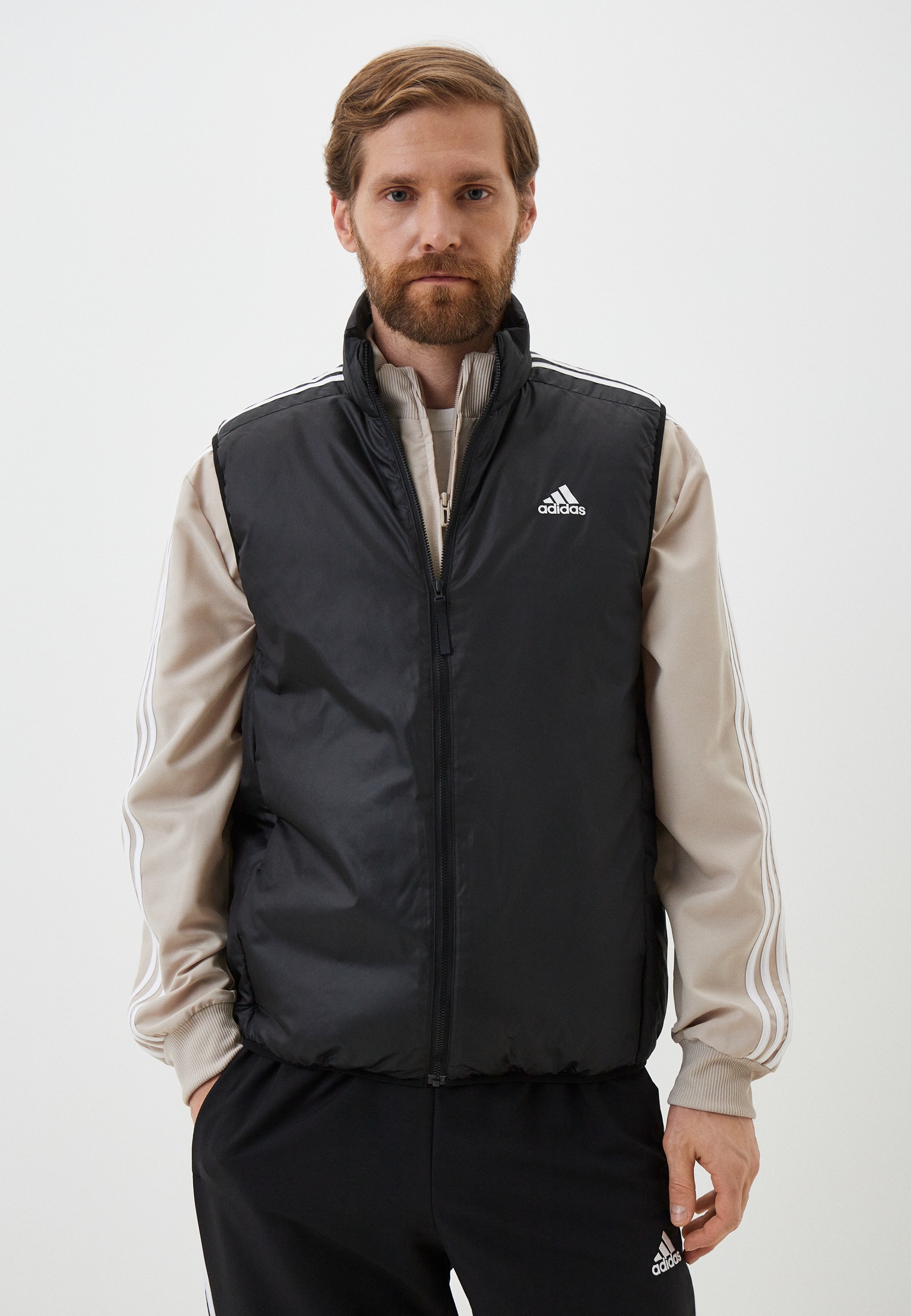 Жилет утепленный adidas ESS INS VEST, цвет: черный, RTLACY178701 ...