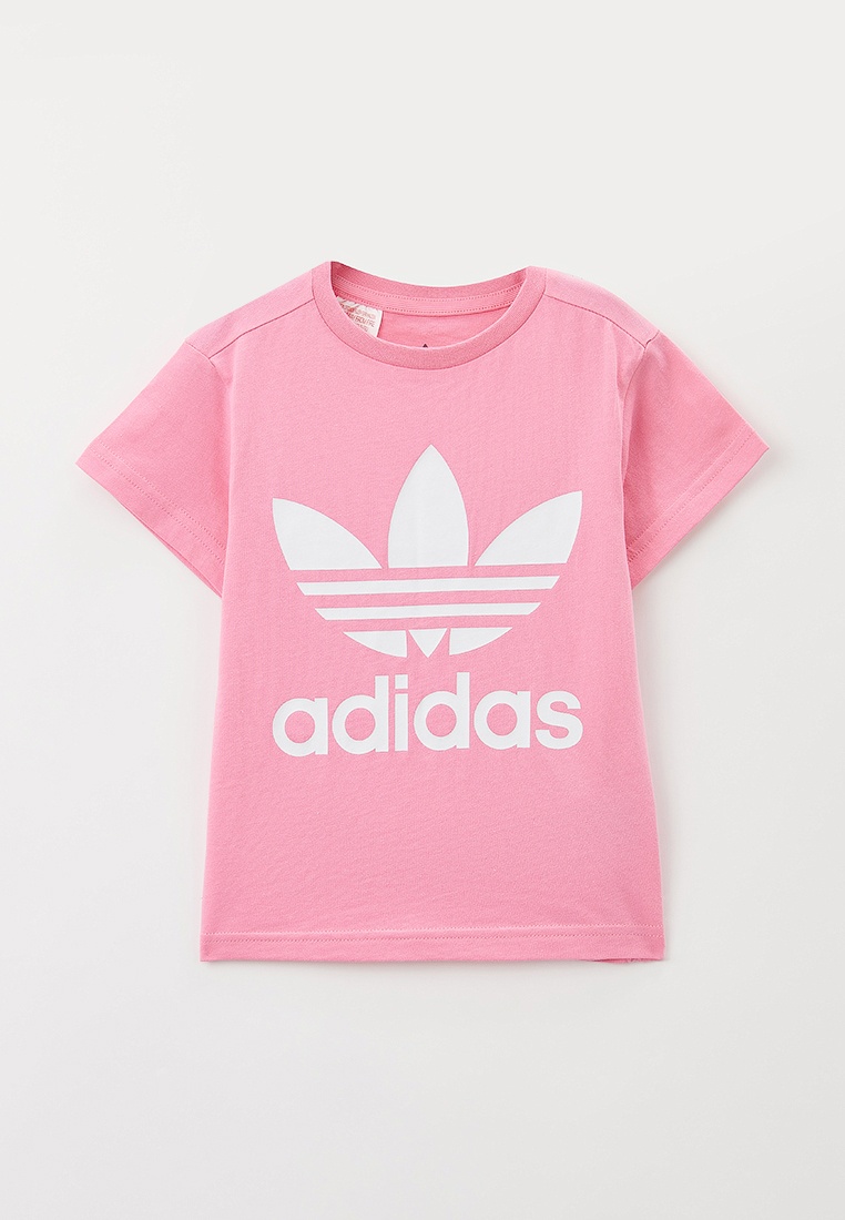 Футболка adidas Originals TREFOIL TEE, цвет: розовый, RTLACY473101 ...