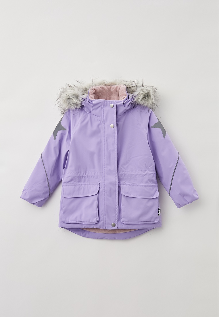 Парка Molo Cathy Fur, цвет: фиолетовый, RTLACY531901 — купить в ...
