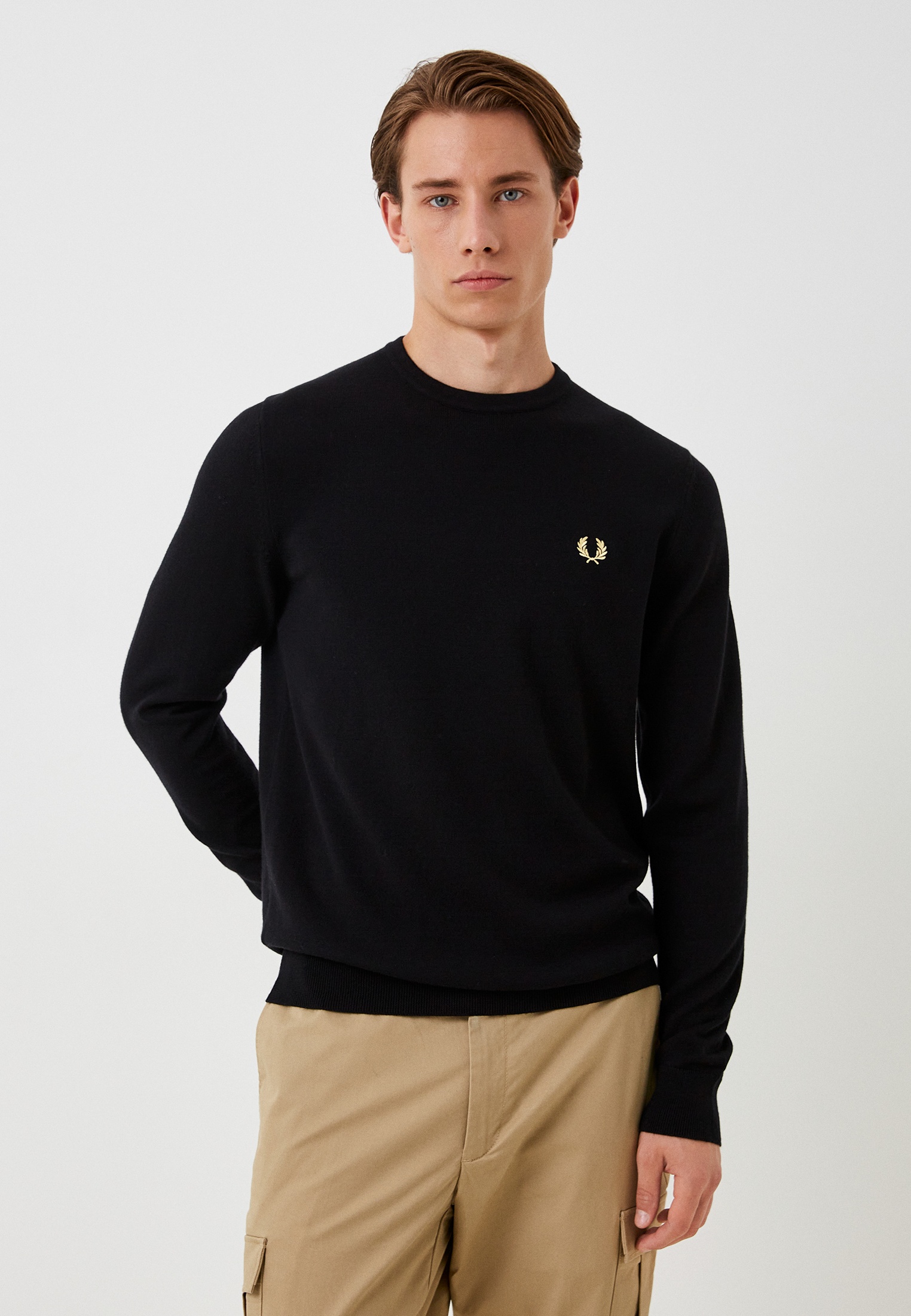Джемпер Fred Perry, цвет: черный, RTLACY690701 — купить в интернет ...