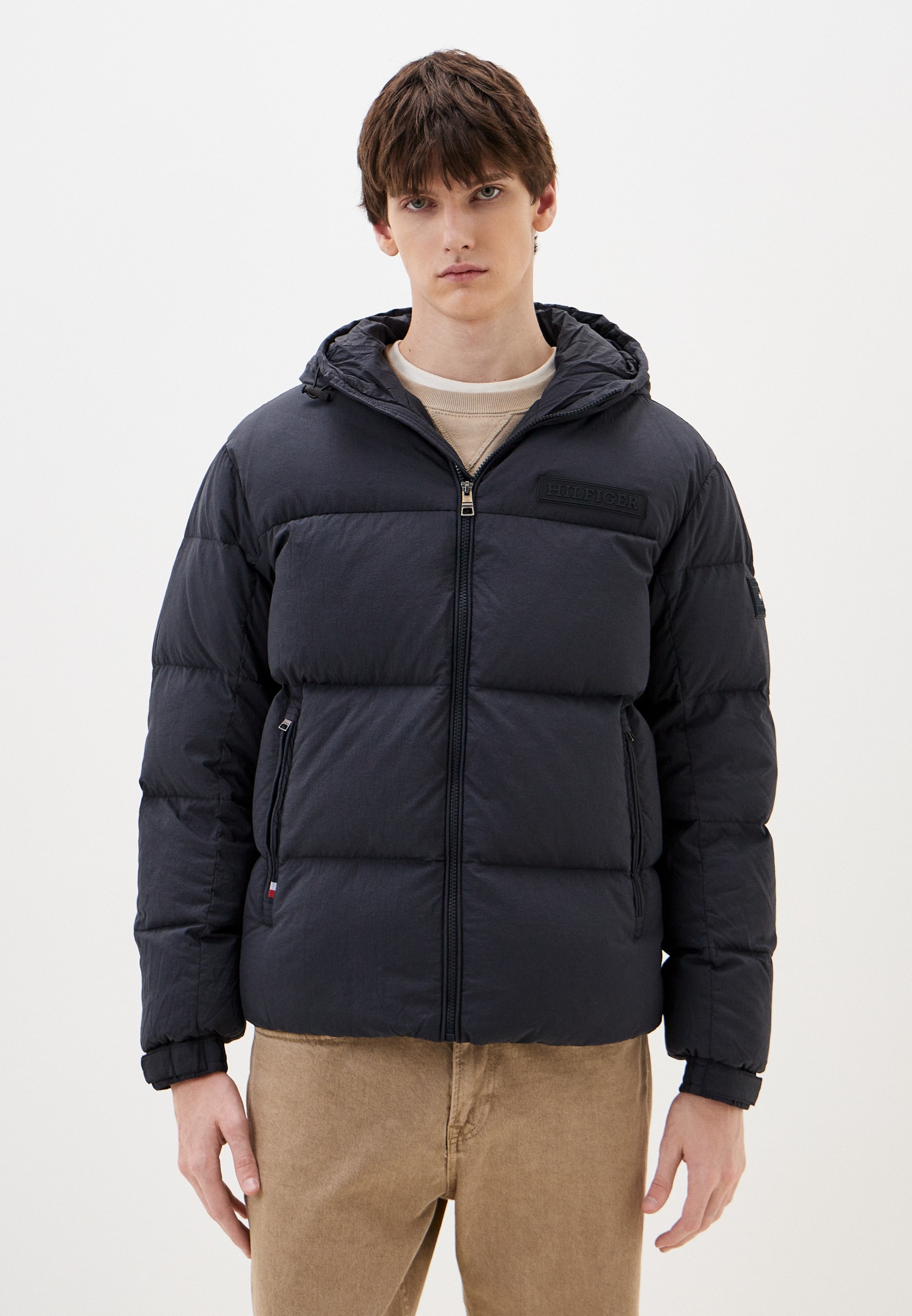 Пуховик Tommy Hilfiger, цвет: черный, RTLACY755802 — купить в интернет ...