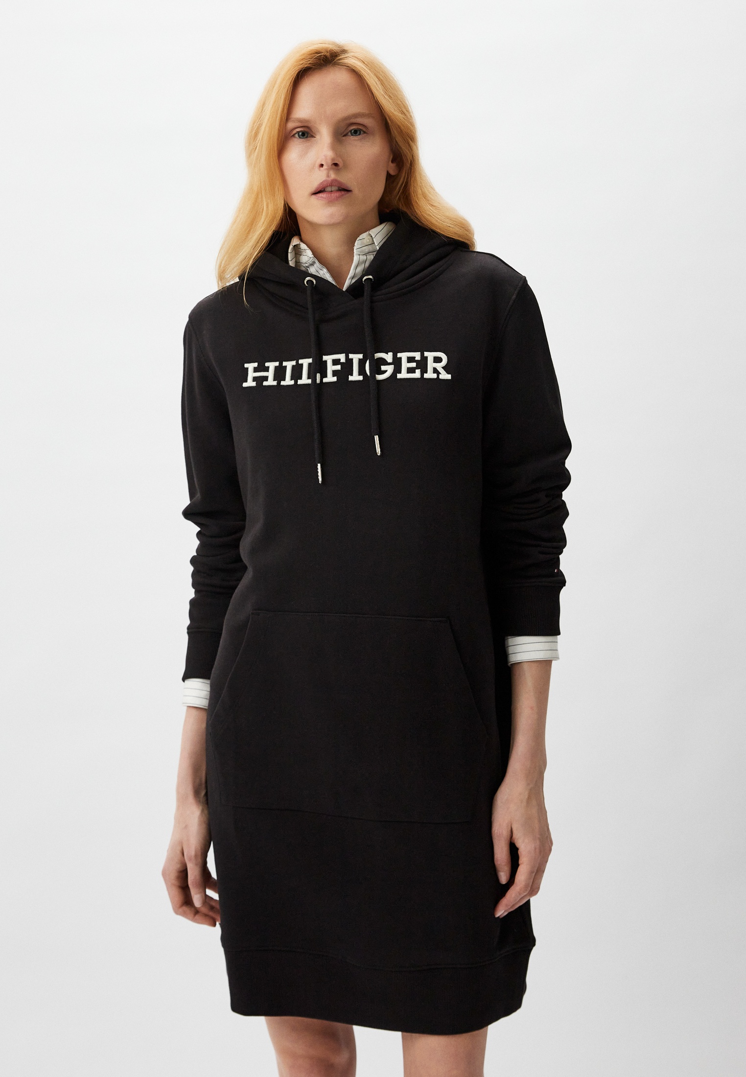 Платье Tommy Hilfiger, цвет: черный, RTLACY756401 — купить в интернет ...