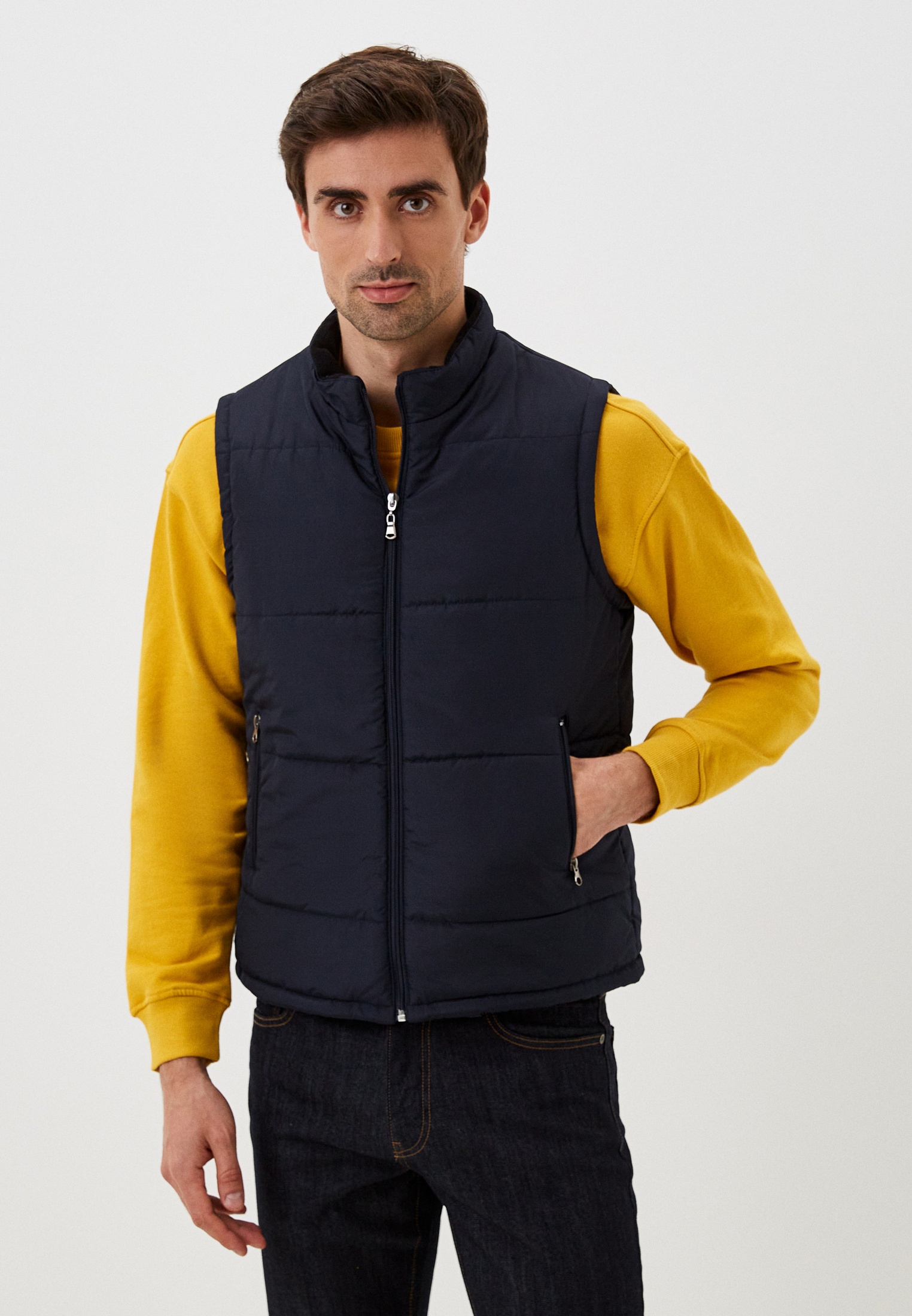 Жилет утепленный F.G.Z., цвет: синий, RTLACY965301 — купить в интернет ...