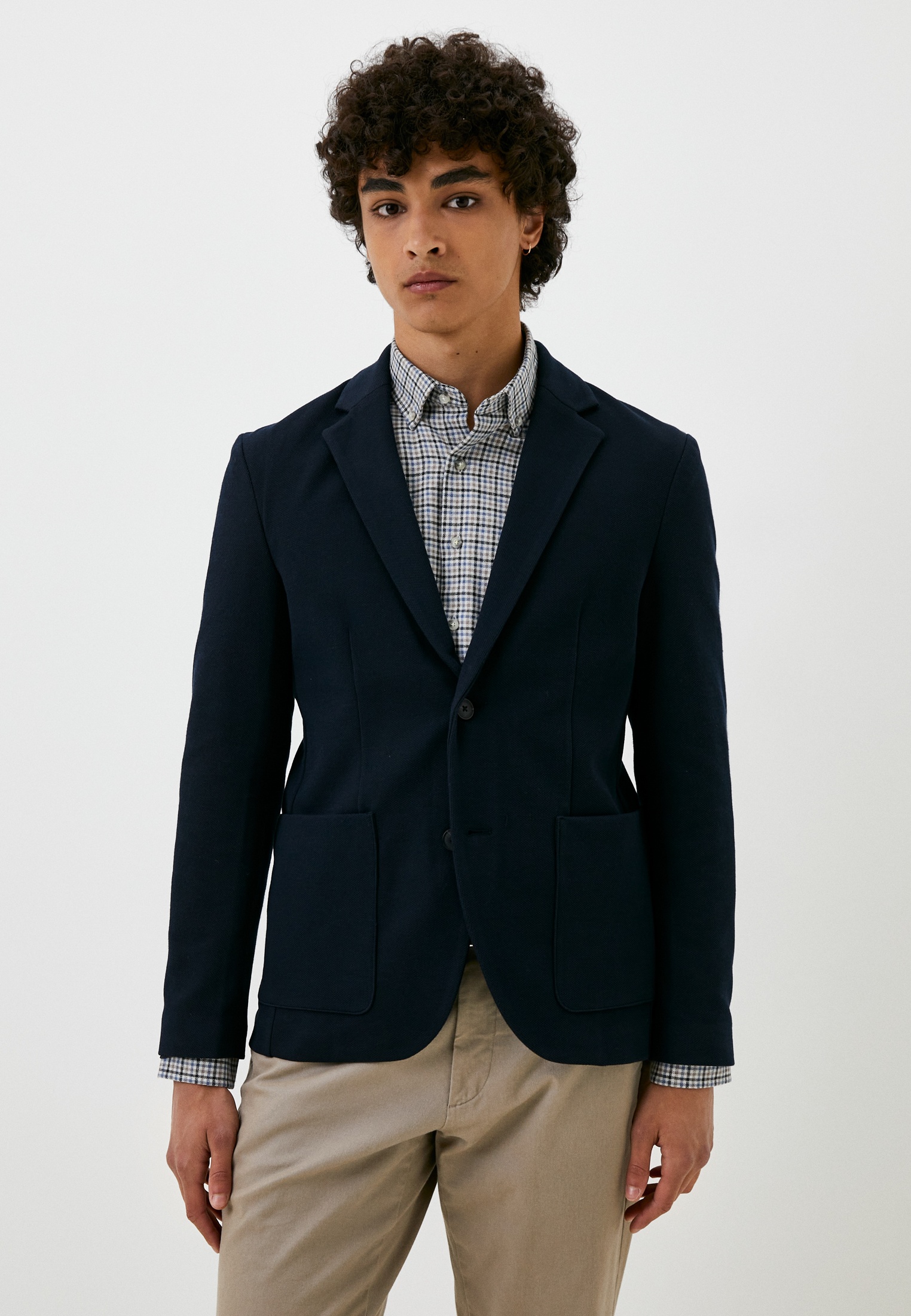 Пиджак United Colors of Benetton, цвет: синий, RTLACZ159901 — купить в ...