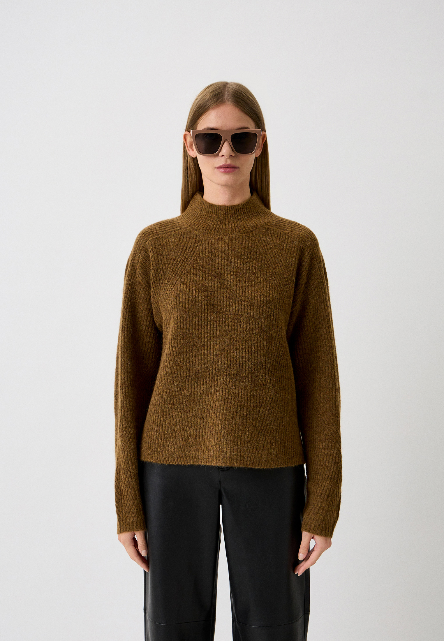 Свитер Boss C_Fagda, цвет: коричневый, RTLACZ467801 — купить в интернет ...