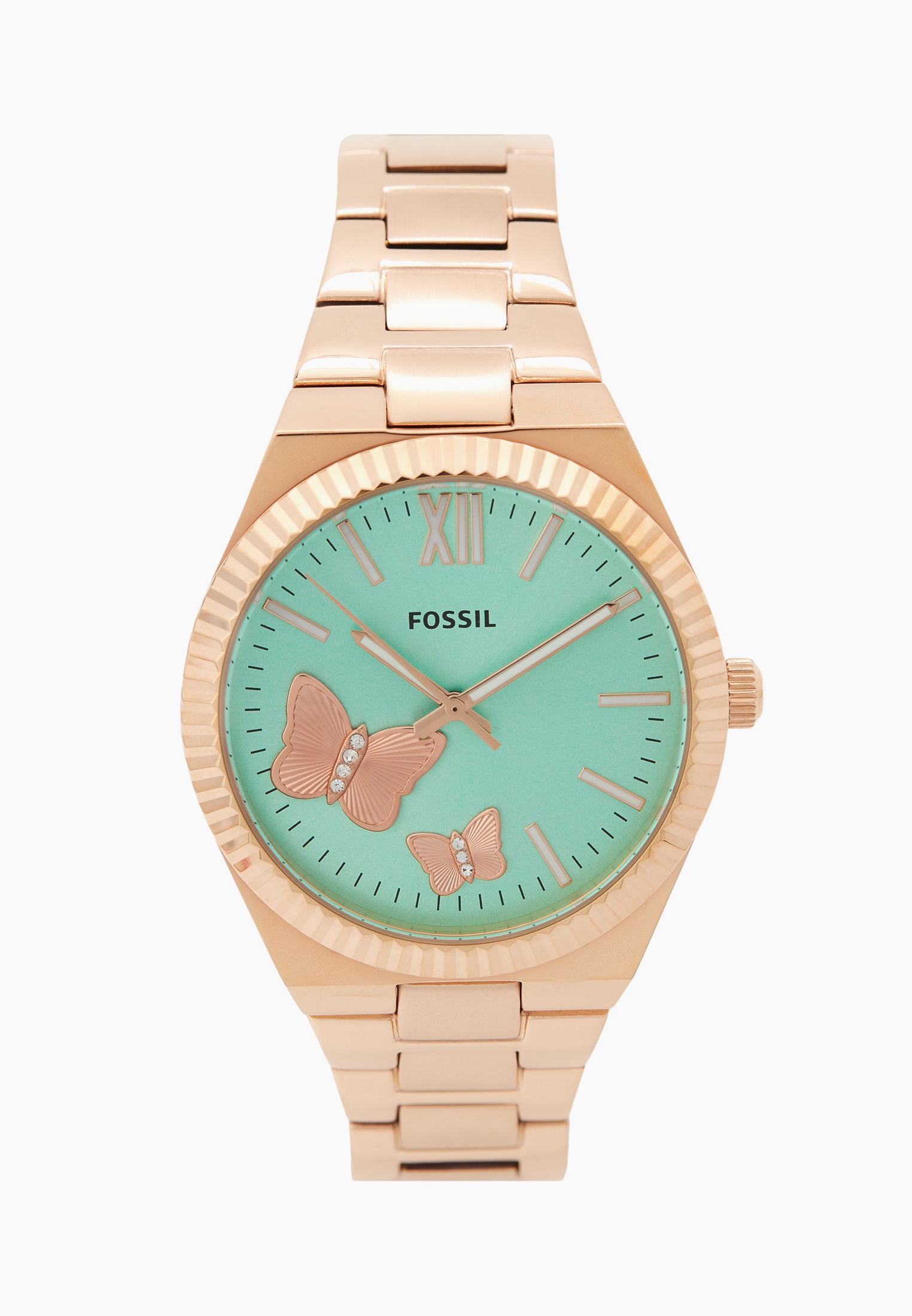Часы Fossil Es5277 цвет золотой Rtlacz549501 — купить в интернет магазине Lamoda
