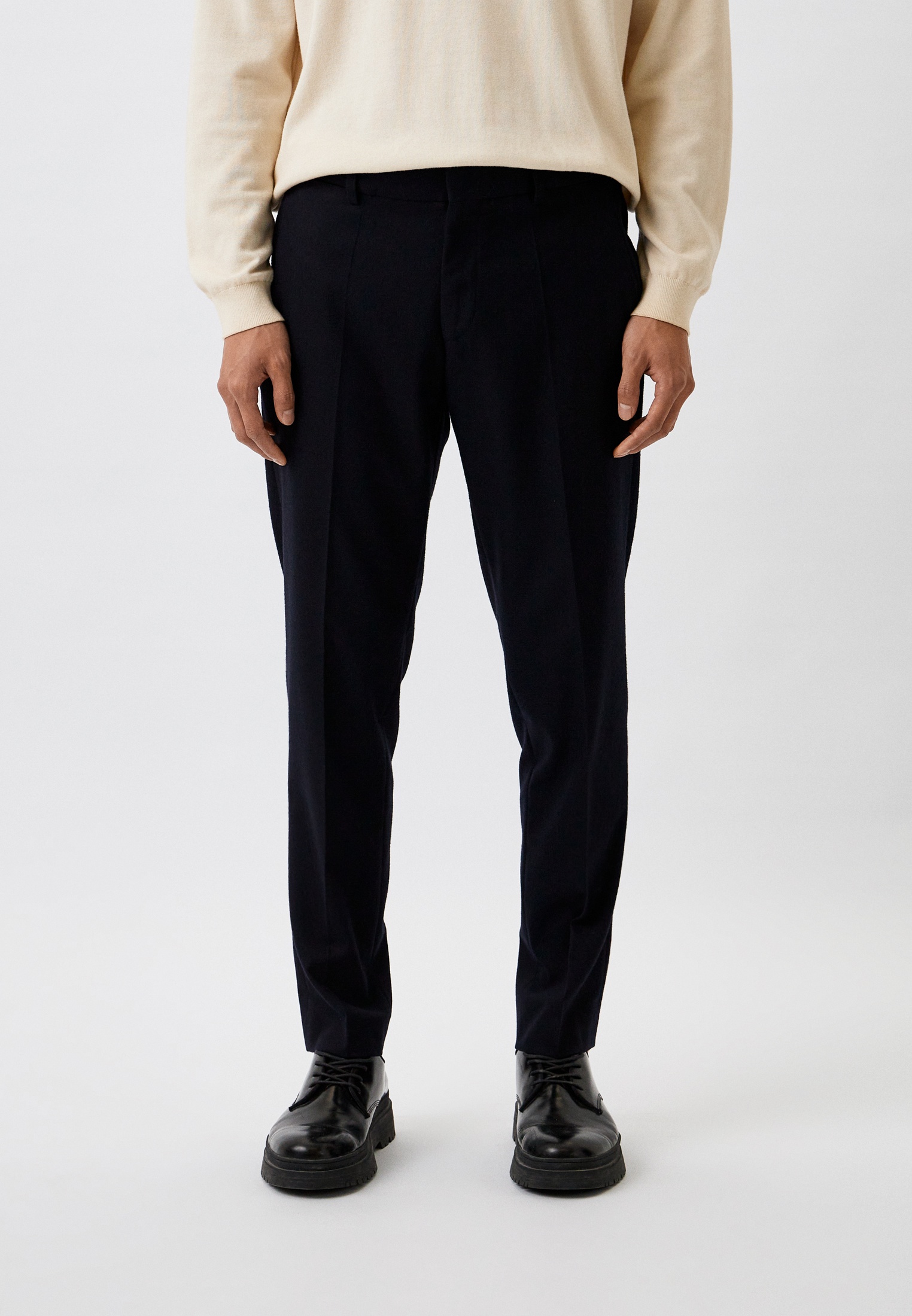 Брюки Boss , цвет: синий, RTLACZ568701 — купить в интернет-магазине Lamoda