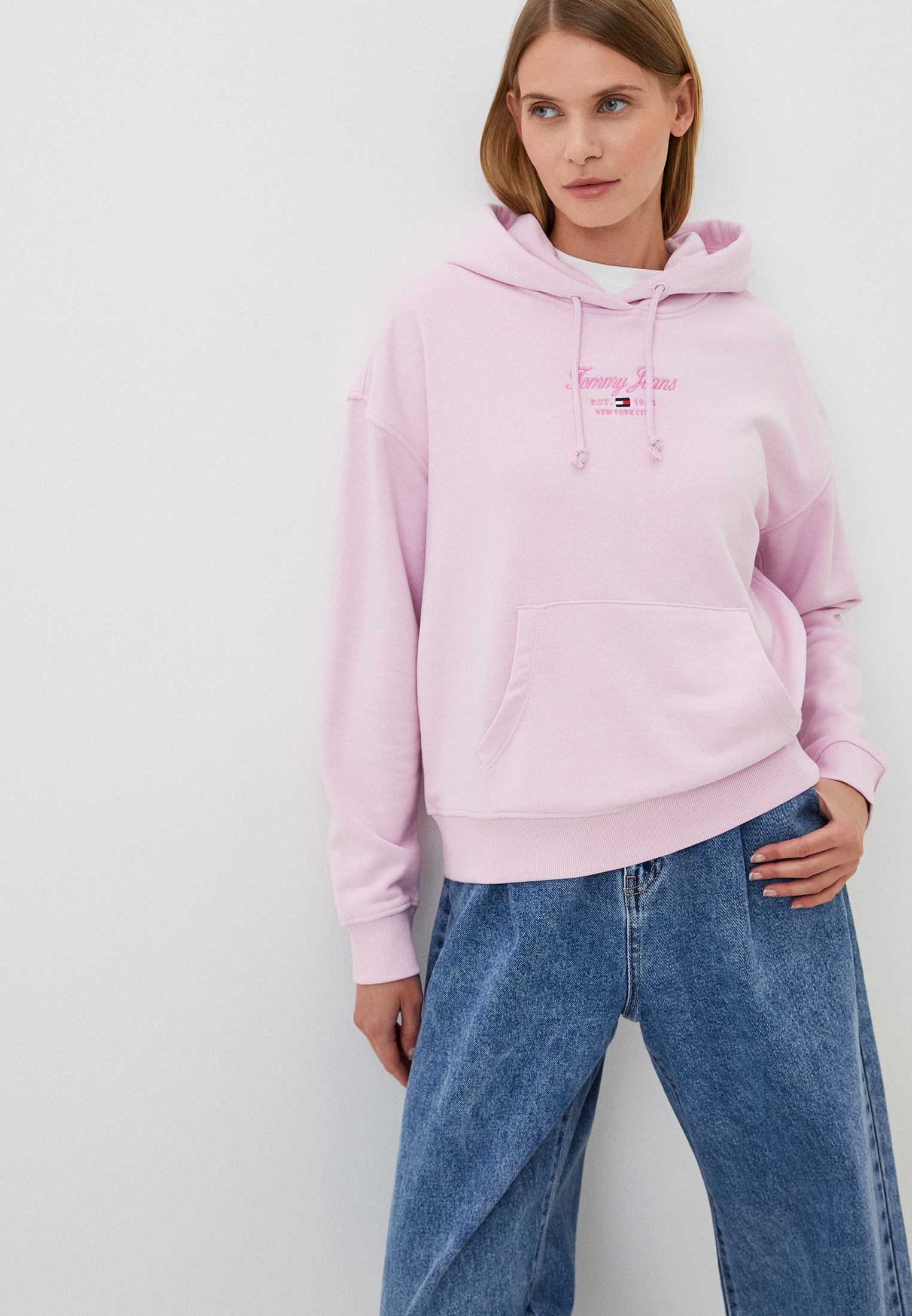 Худи Tommy Jeans, цвет: розовый, RTLACZ762601 — купить в интернет ...