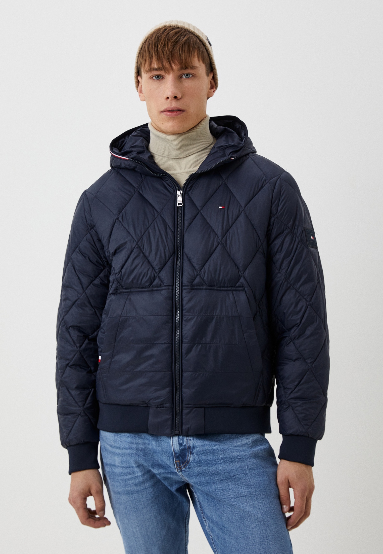 Куртка утепленная Tommy Hilfiger, цвет: синий, RTLACZ765201 — купить в ...