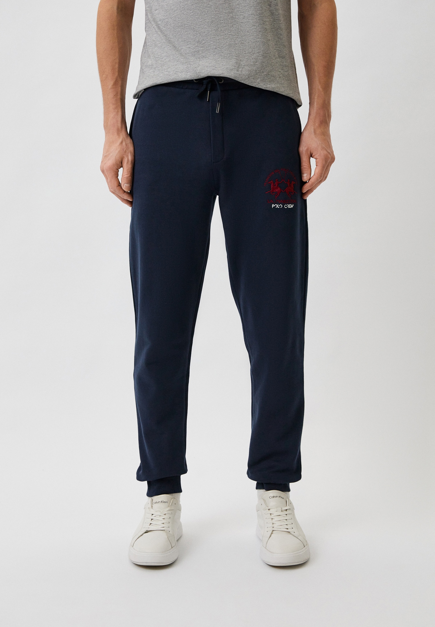 Брюки спортивные La Martina, цвет: синий, RTLADA412201 — купить в ...