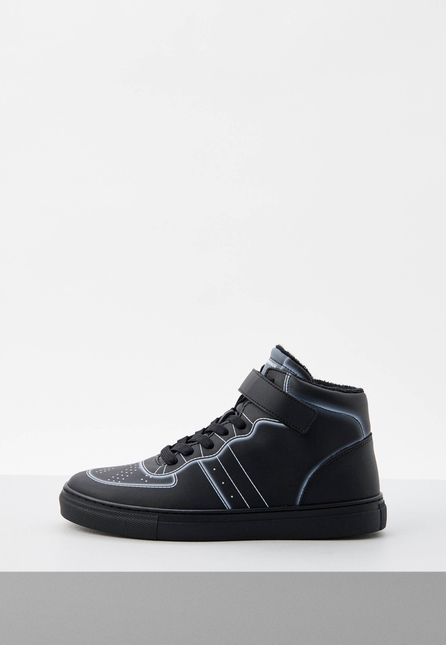 Кеды Emporio Armani, цвет: черный, RTLADA537601 — купить в интернет ...