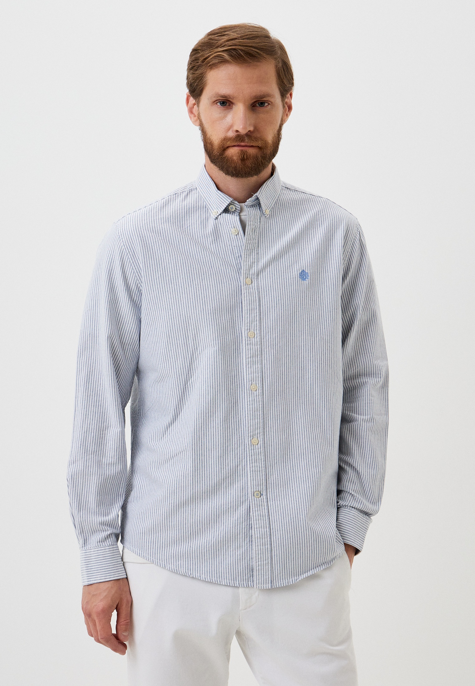 Рубашка Springfield, цвет: синий, RTLADA767601 — купить в интернет ...