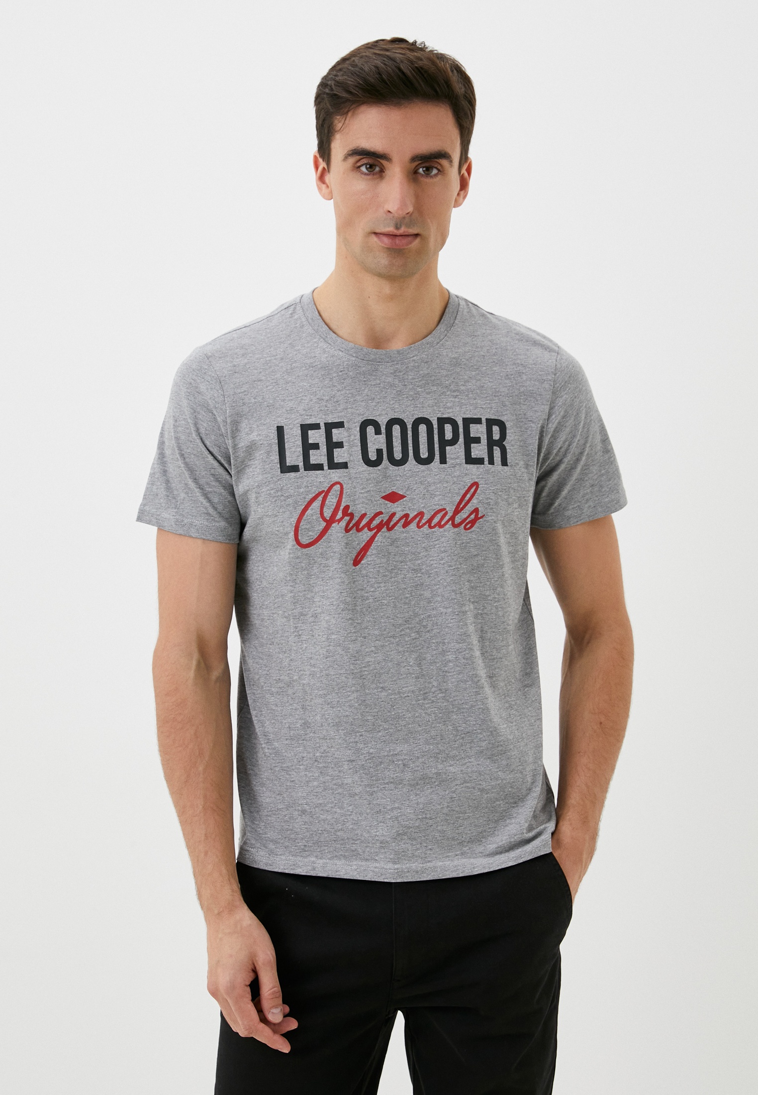 Футболка Lee Cooper, цвет: серый, RTLADA803001 — купить в интернет ...