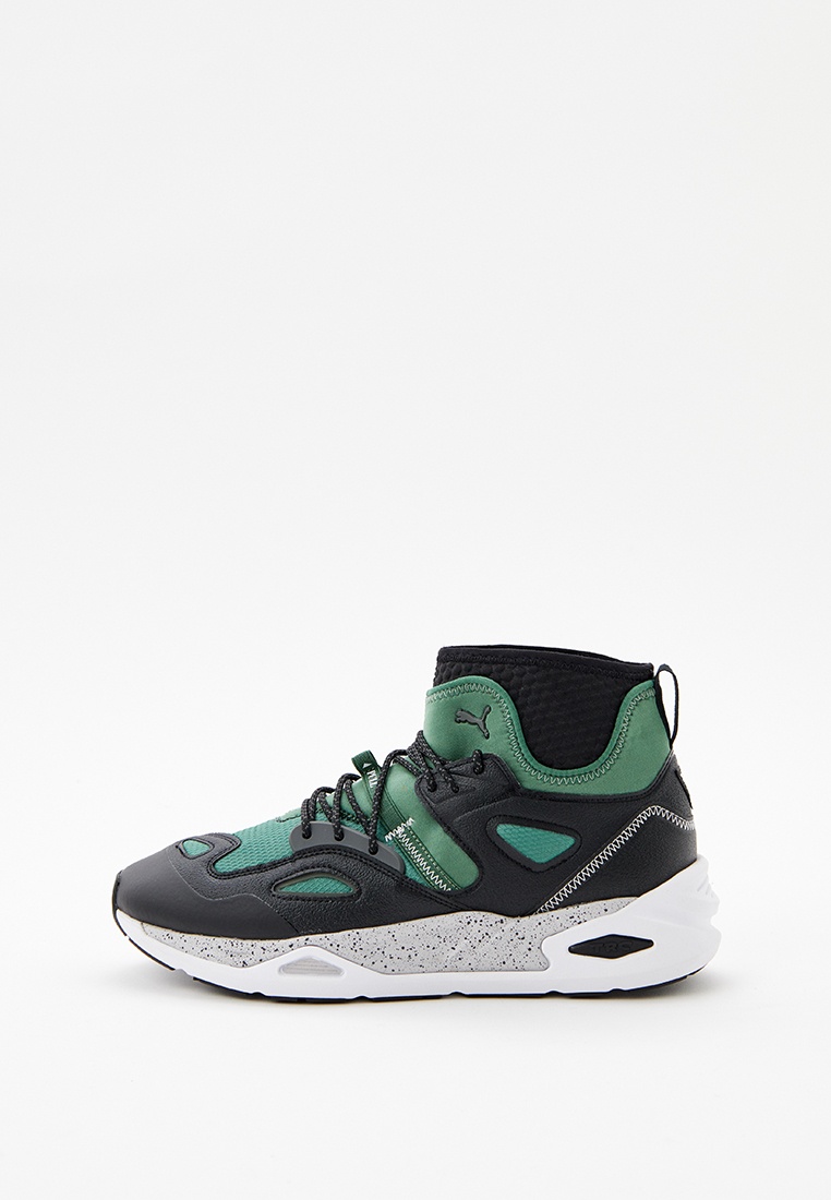 Кроссовки PUMA TRC Blaze Mid Core WS Deep Forest-Puma B, цвет: зеленый ...