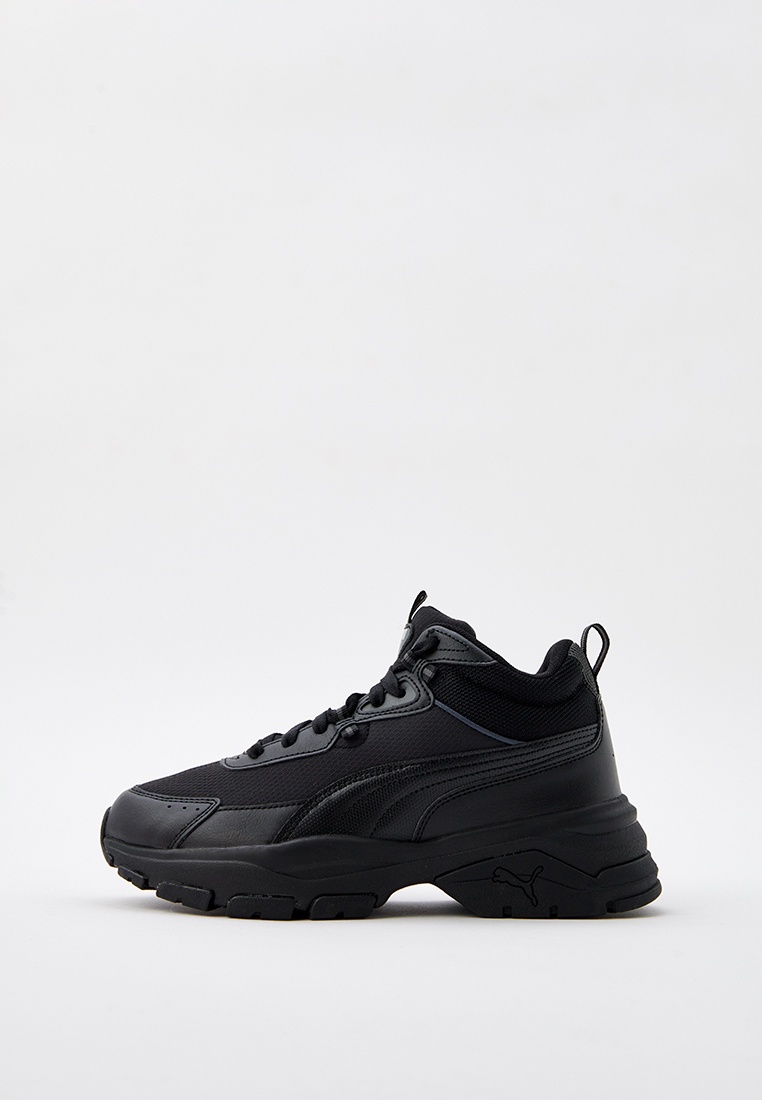 Кроссовки PUMA Cassia Via Mid PUMA Black-PUMA Silver-Sh, цвет: черный ...