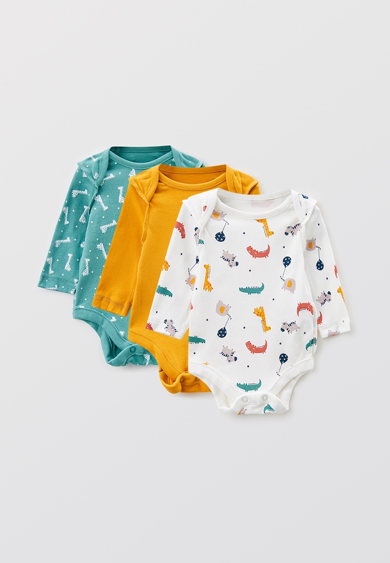 Боди 3 шт. Mothercare Lamoda Online Exclusive, цвет: белый ...