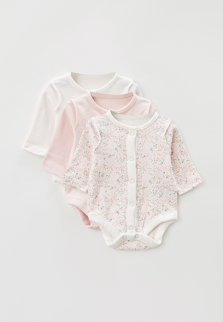 Боди 3 шт. Mothercare Lamoda Online Exclusive, цвет: белый ...