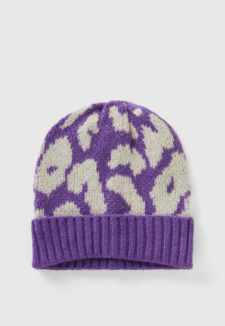 Шапка United Colors of Benetton, цвет: фиолетовый, RTLADB307001 ...