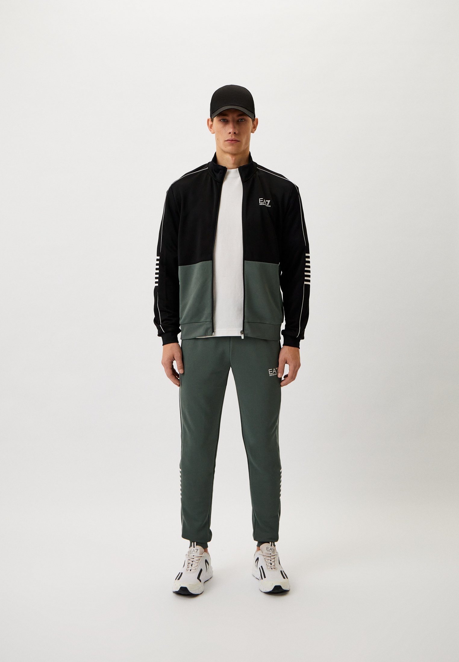 Костюм спортивный EA7, цвет: зеленый, RTLADB317201 — купить в интернет ...