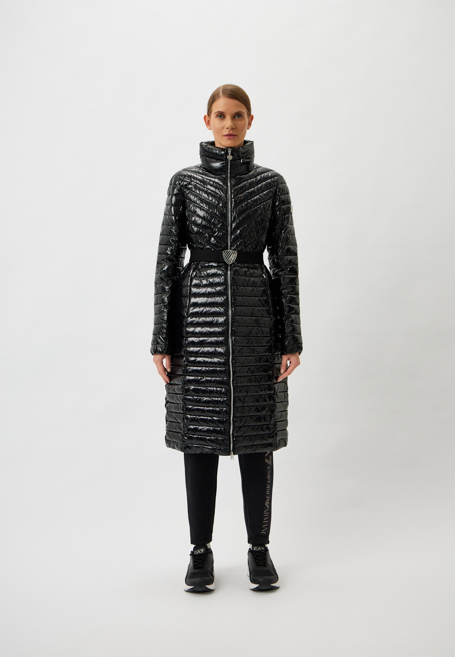 Куртка утепленная EA7, цвет: черный, RTLADB319301 — купить в интернет ...