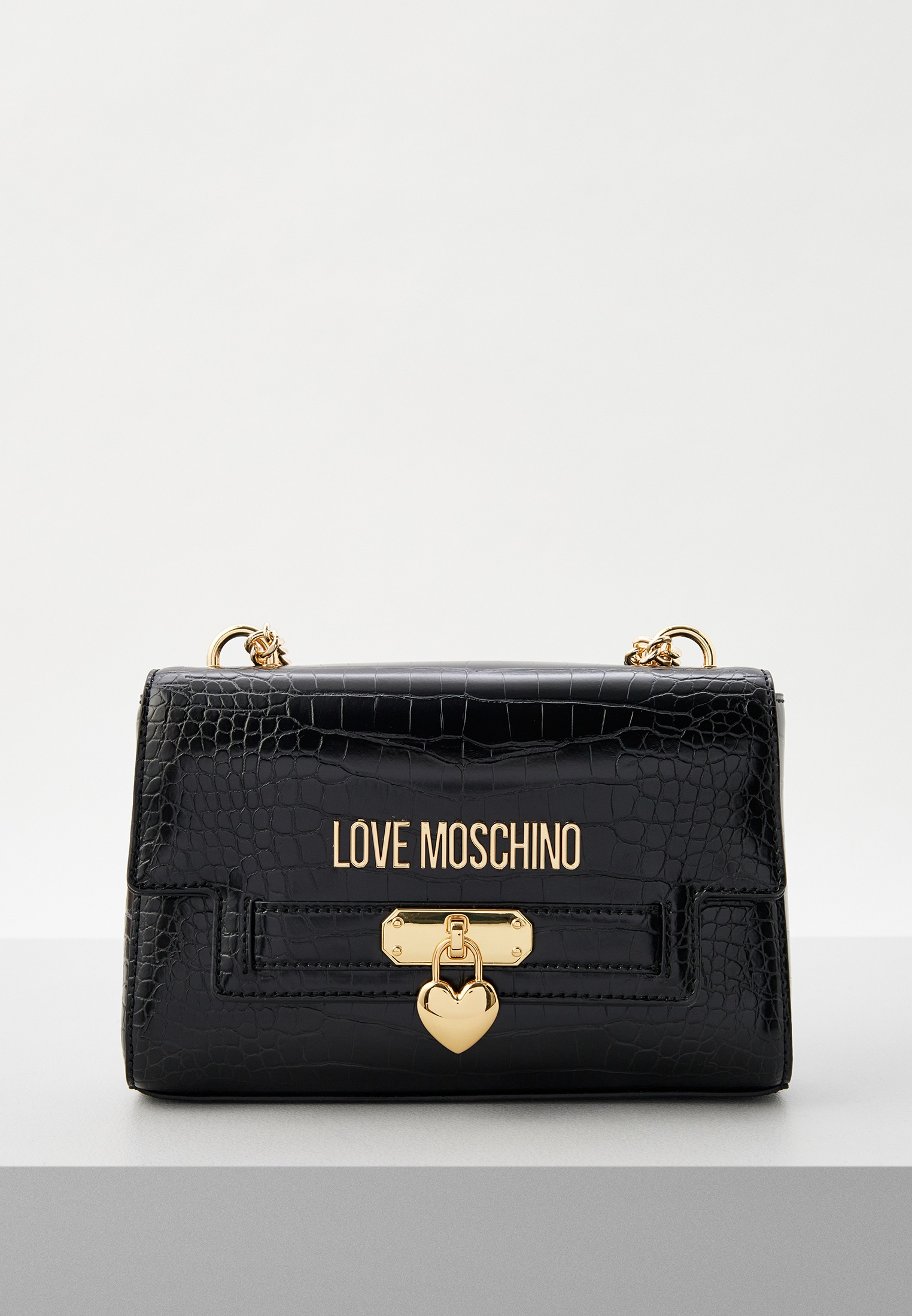 Сумка Love Moschino, цвет: черный, RTLADB846101 — купить в интернет ...