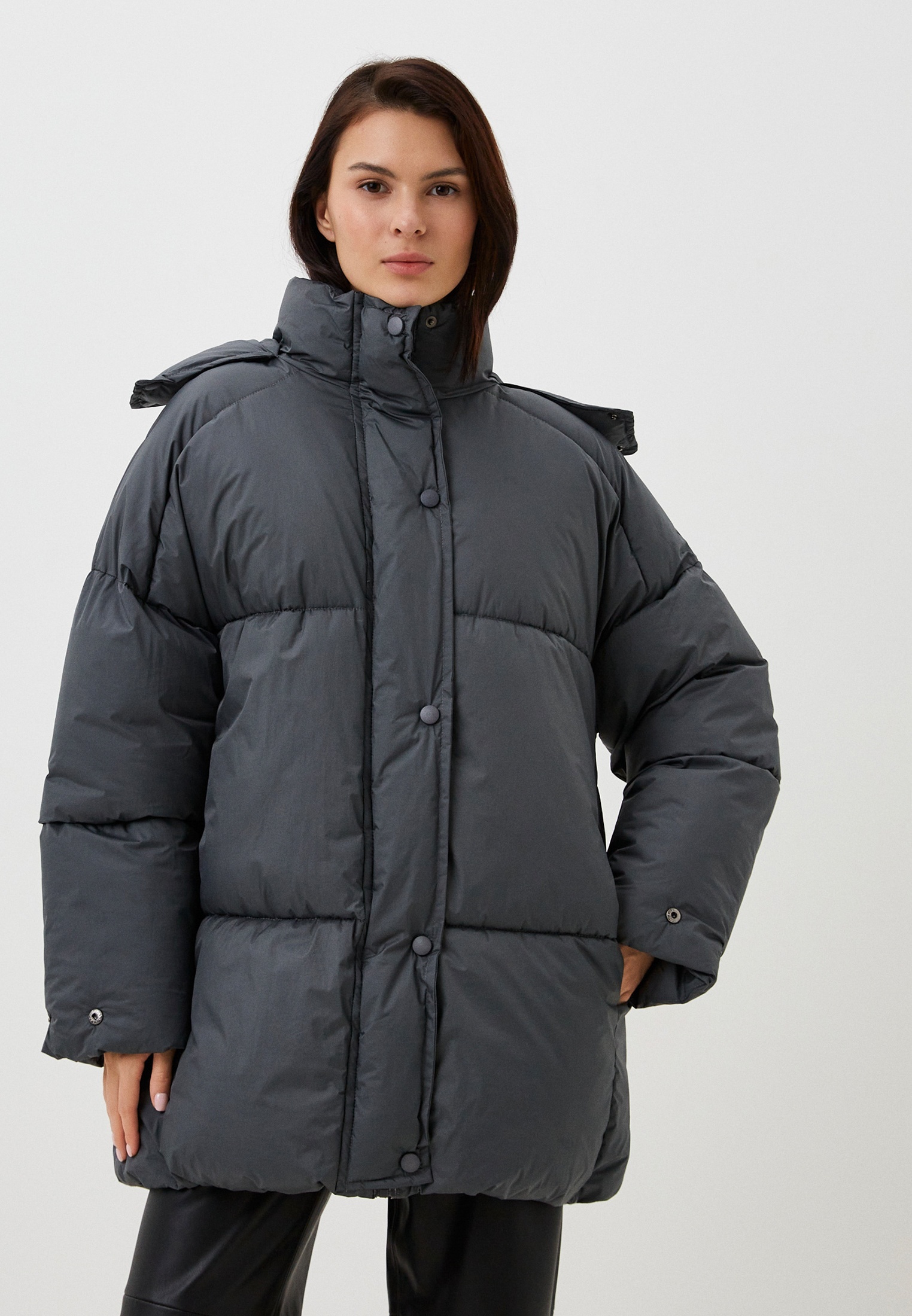 Куртка утепленная Moona Store, цвет: серый, RTLADB972801 — купить в ...