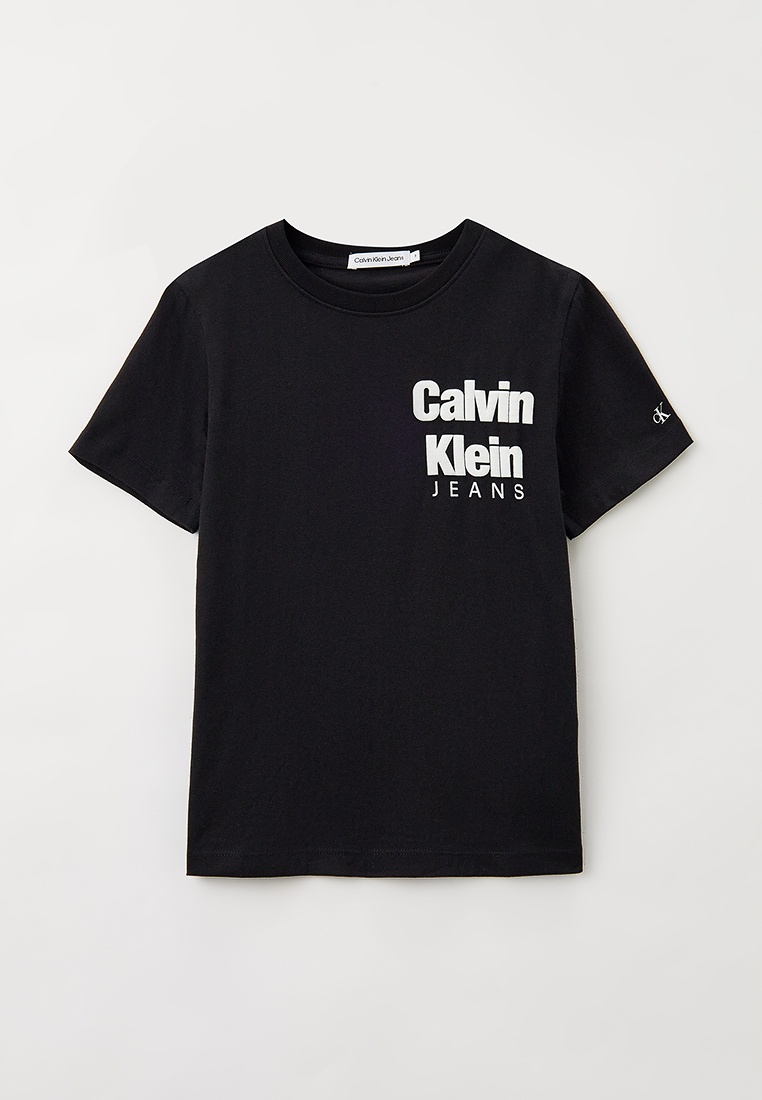 Футболка Calvin Klein Jeans Black цвет черный Rtladb998201 — купить