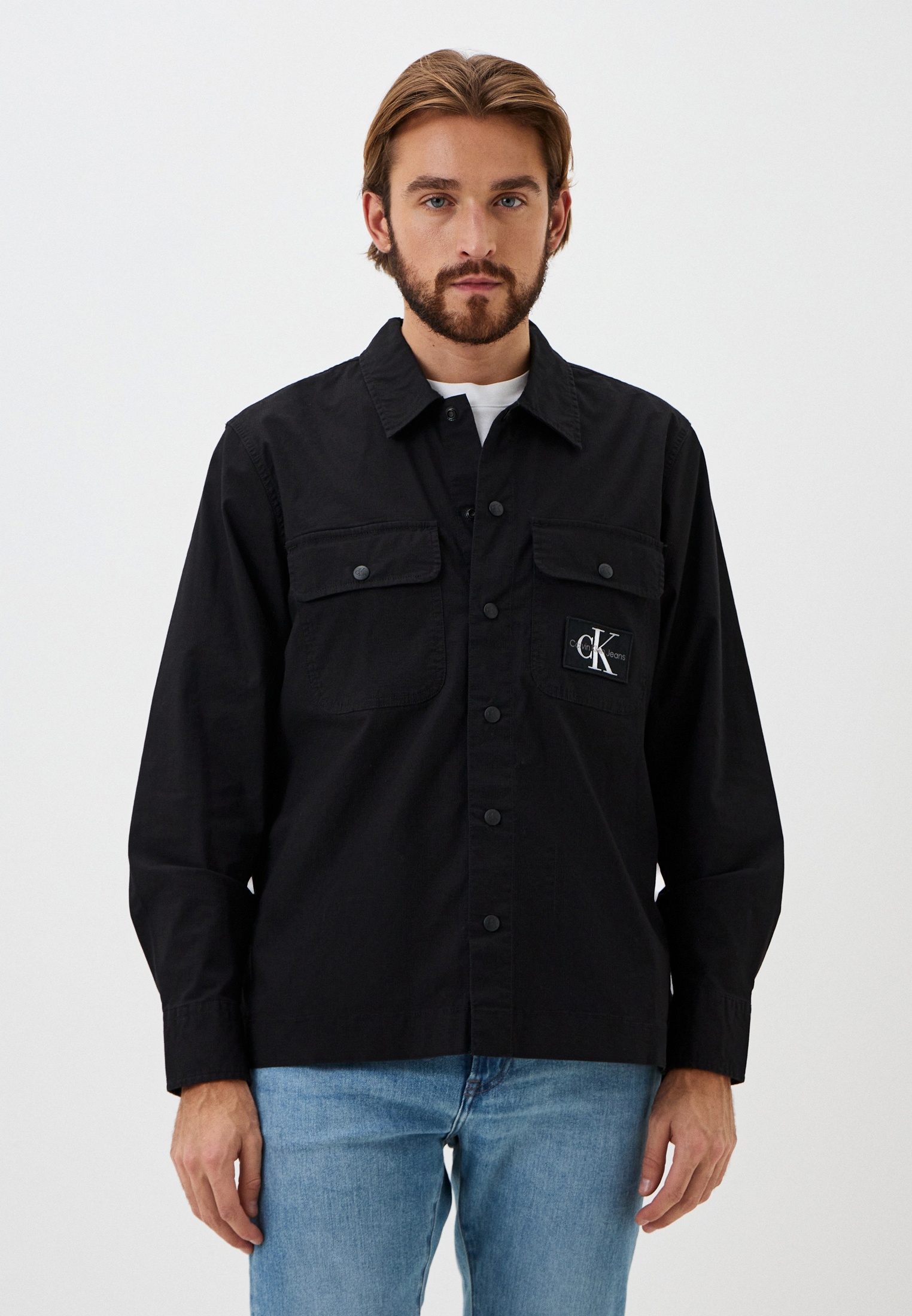 Рубашка Calvin Klein Jeans, цвет: черный, RTLADC009401 — купить в ...