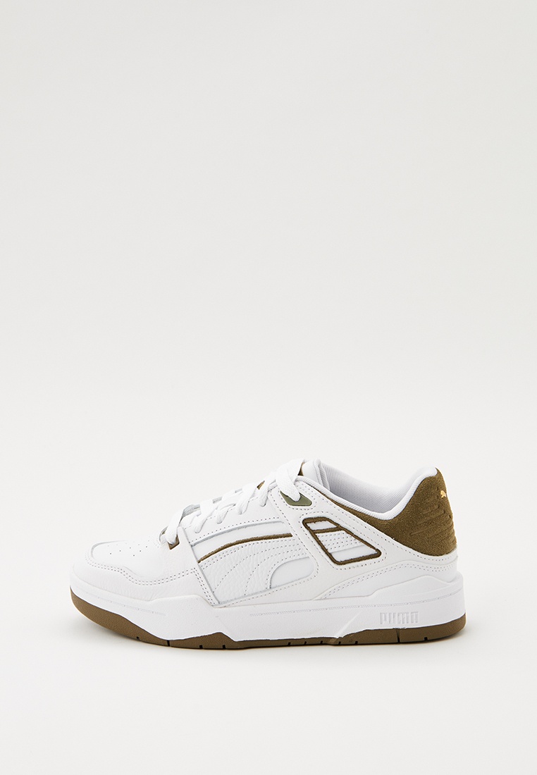 Кеды PUMA Slipstream Puma White-Olive Drab, цвет: белый, RTLADC056401 ...