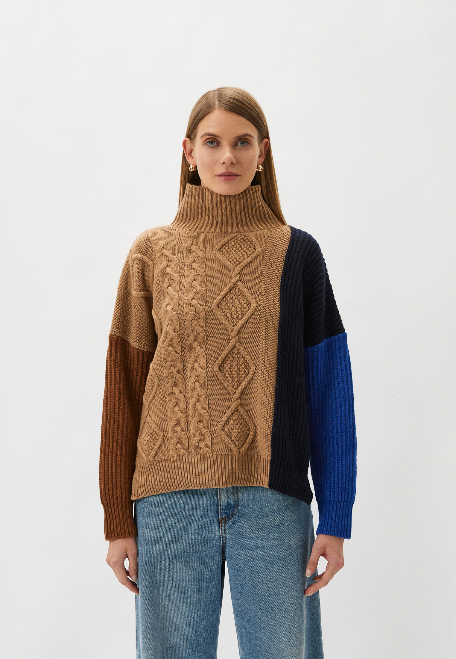 Свитер Weekend Max Mara LAMBERT, цвет: бежевый, RTLADC248801 — купить в интернет-магазине Lamoda