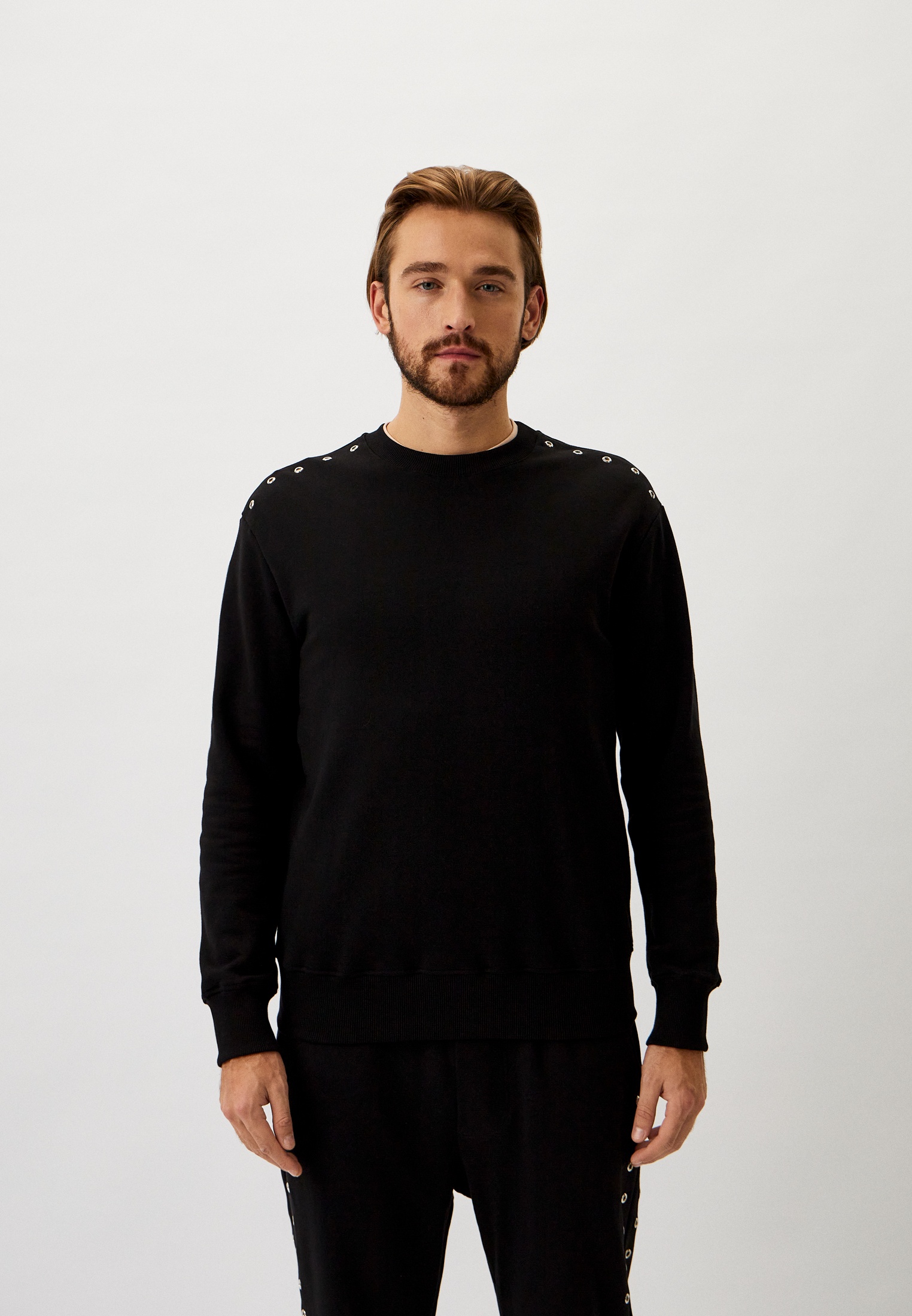 Свитшот Les Hommes, цвет: черный, RTLADC319301 — купить в интернет ...