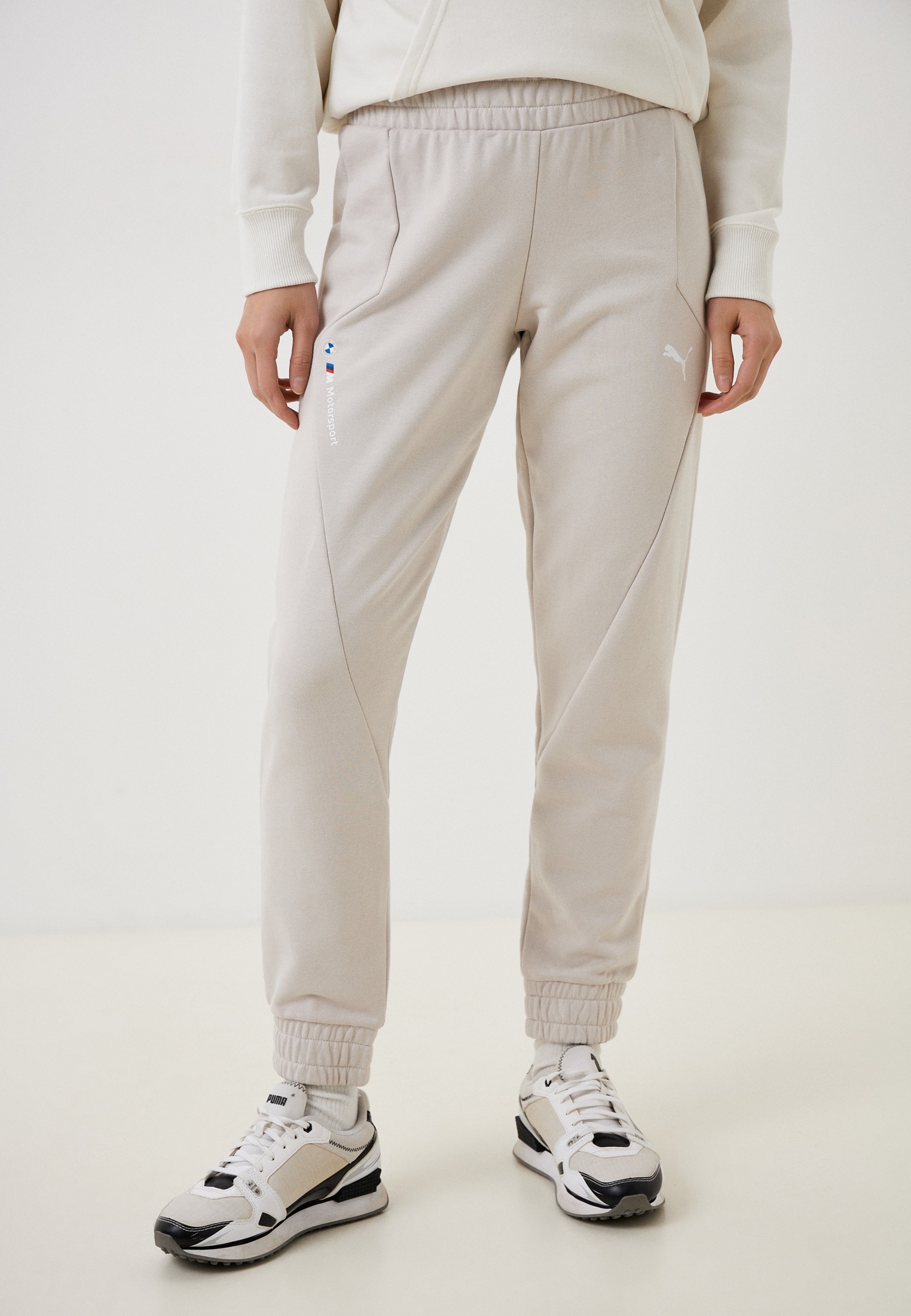 Брюки спортивные PUMA BMW MMS WMN Sweat Pants, cc Stone Gray, цвет ...