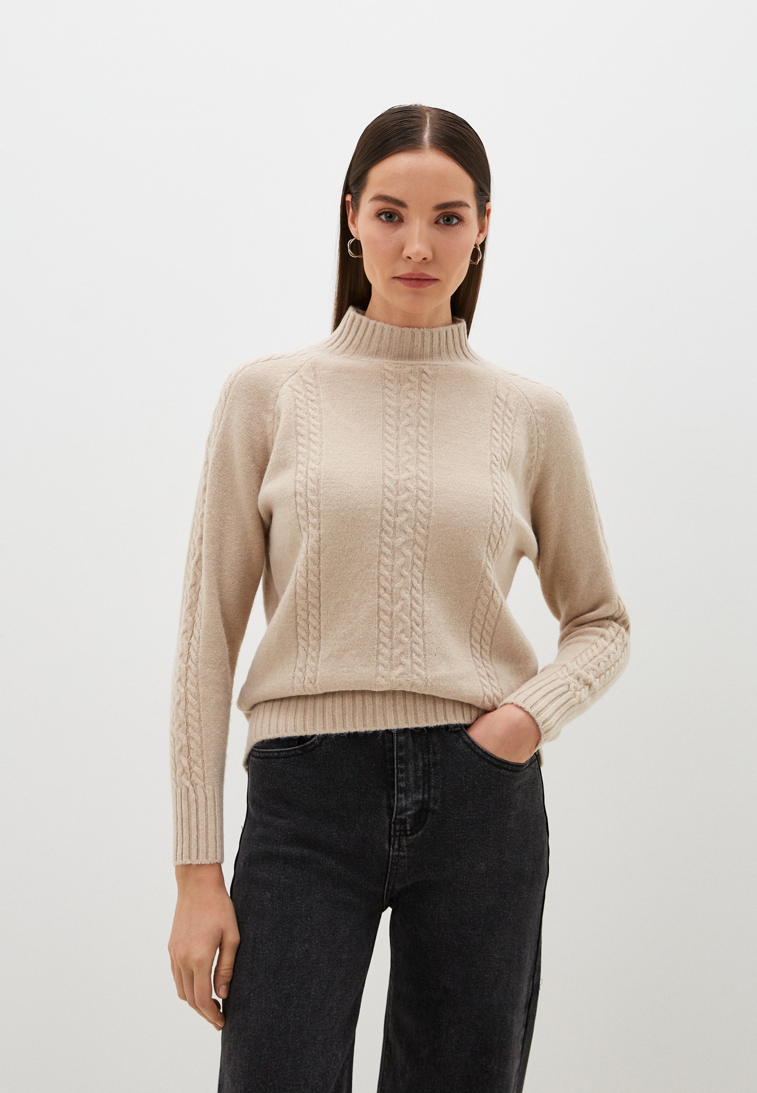 Водолазка Moda Sincera, цвет: бежевый, RTLADC558101 — купить в интернет ...