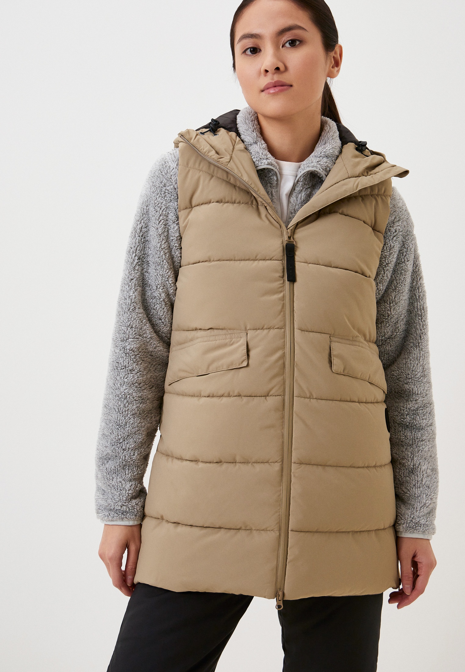 Жилет утепленный Icepeak ICEPEAK AKENE, цвет: хаки, RTLADC631901 ...