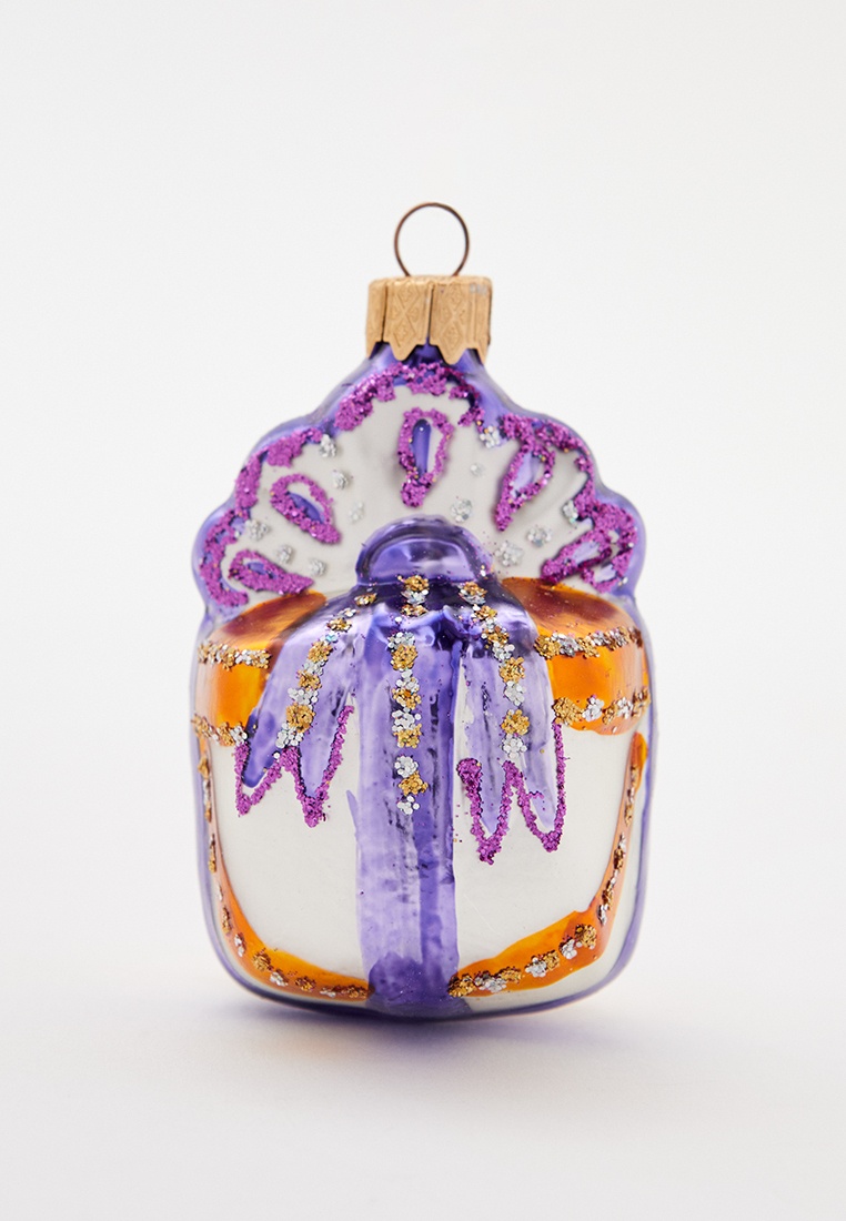 Игрушка елочная Vitus Подарок Елочная игрушка ручной работы выполнена из стекла цвет