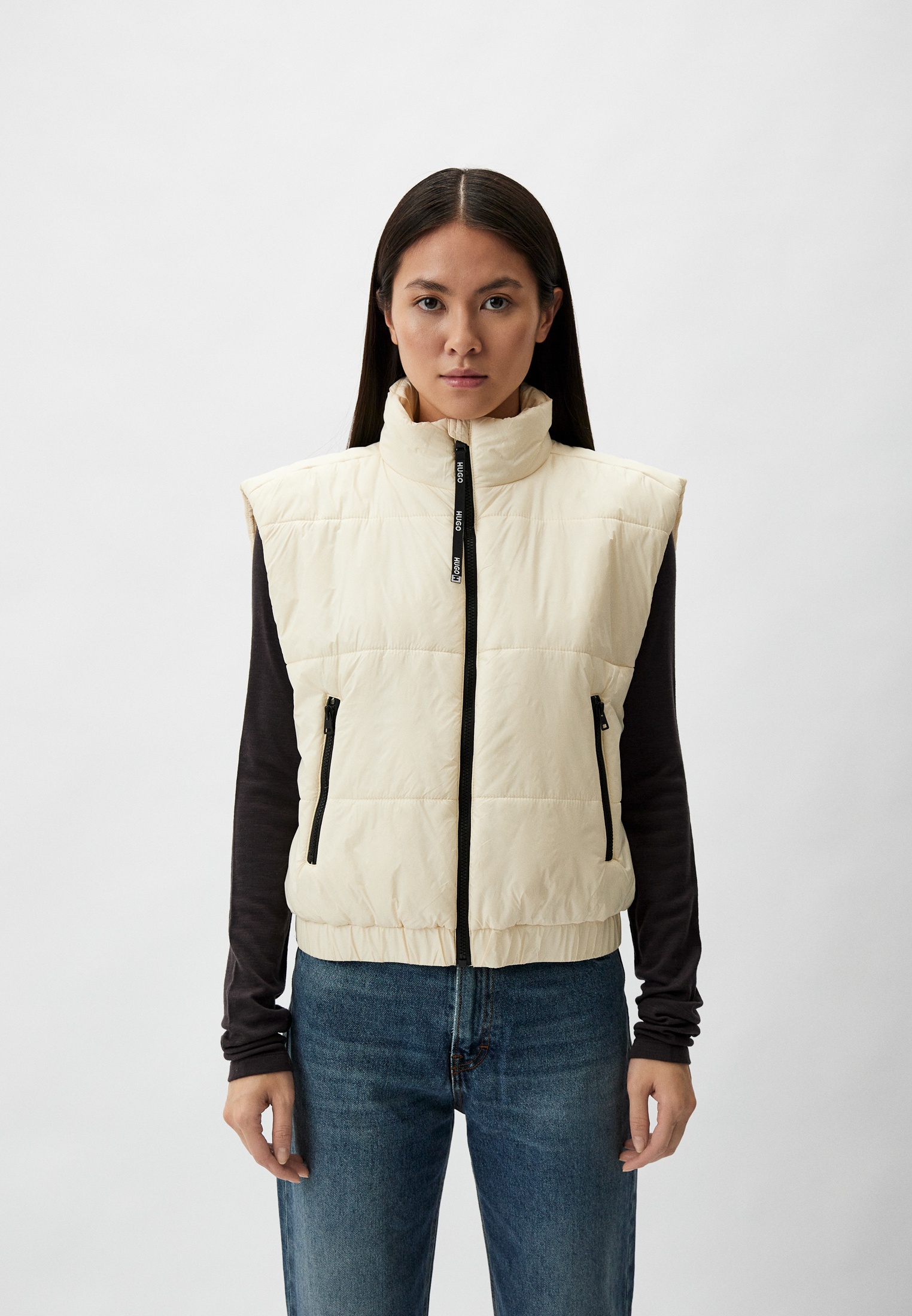 Жилет утепленный Hugo Felere-1, цвет: бежевый, RTLADD294401 — купить в ...