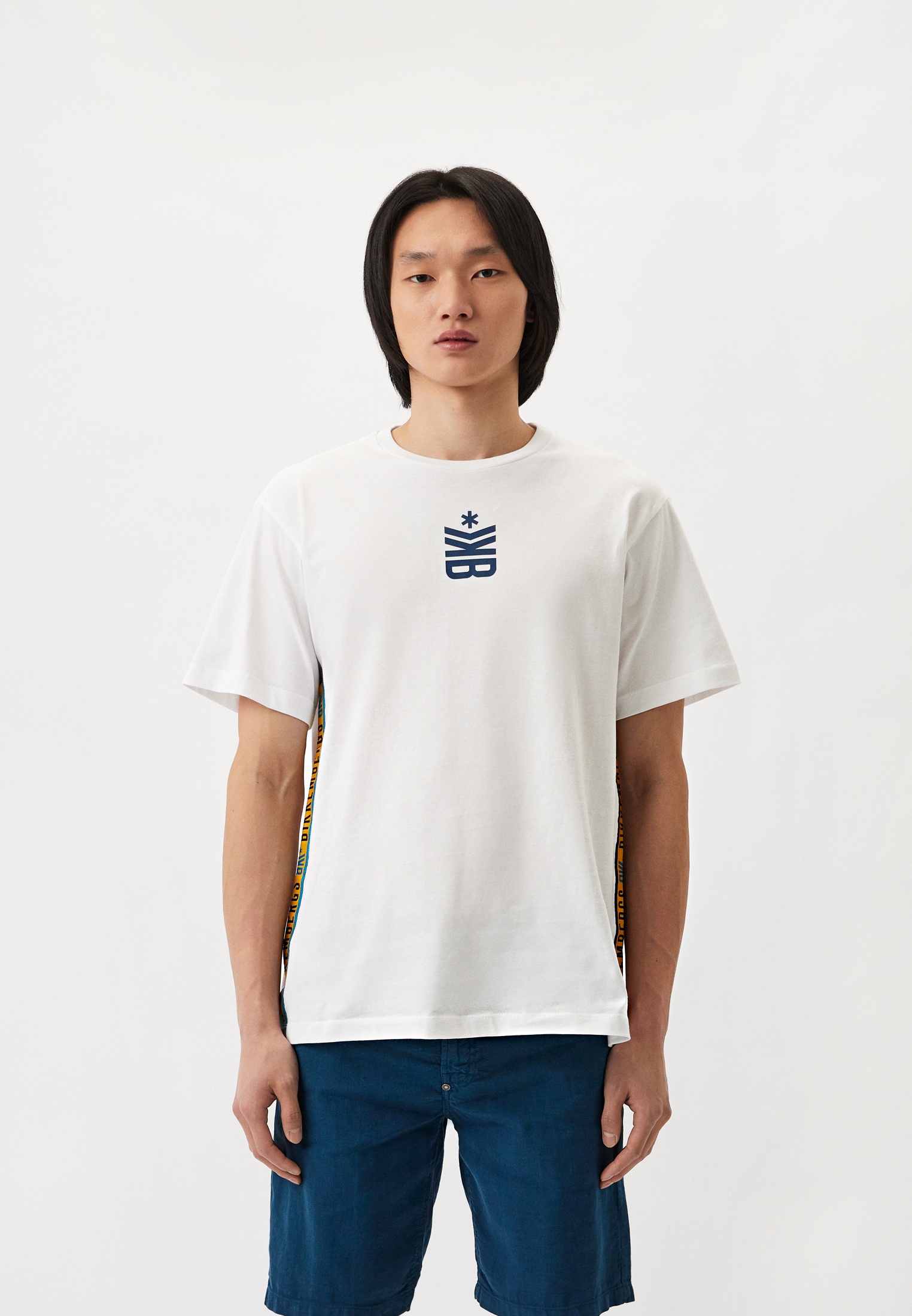 Футболка Bikkembergs, цвет: белый, RTLADD368302 — купить в интернет ...