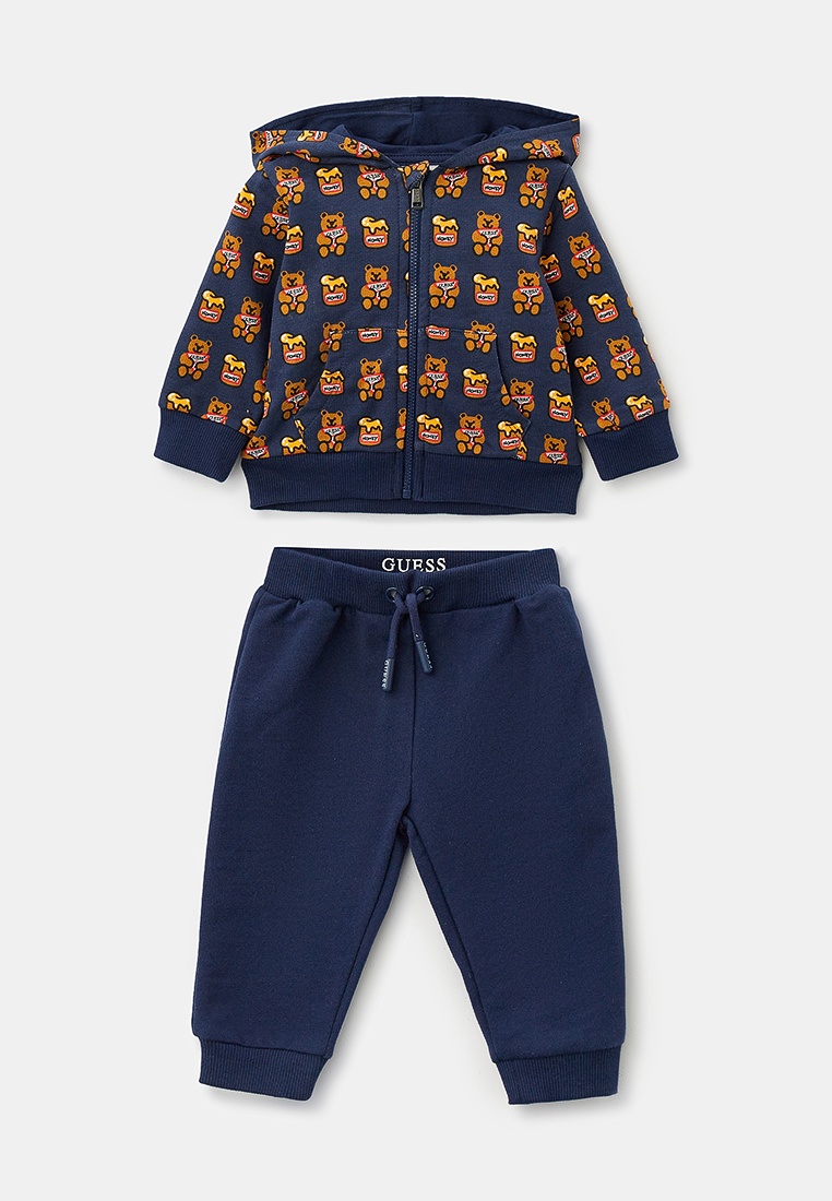 Костюм спортивный Guess, цвет: синий, RTLADD935501 — купить в интернет ...