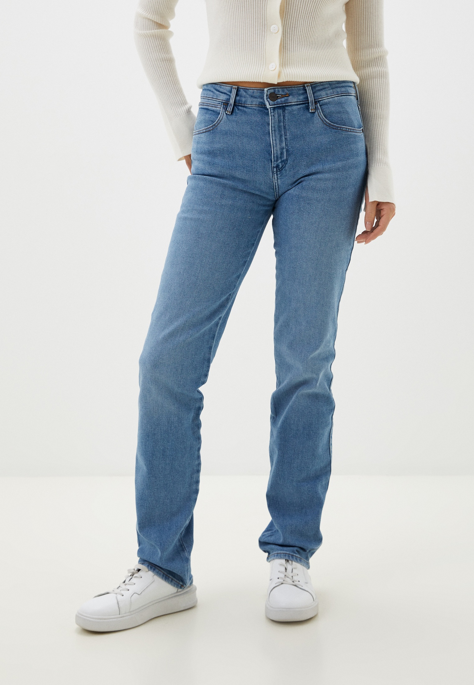 Джинсы Wrangler, цвет: голубой, RTLADD524801 — купить в интернет ...