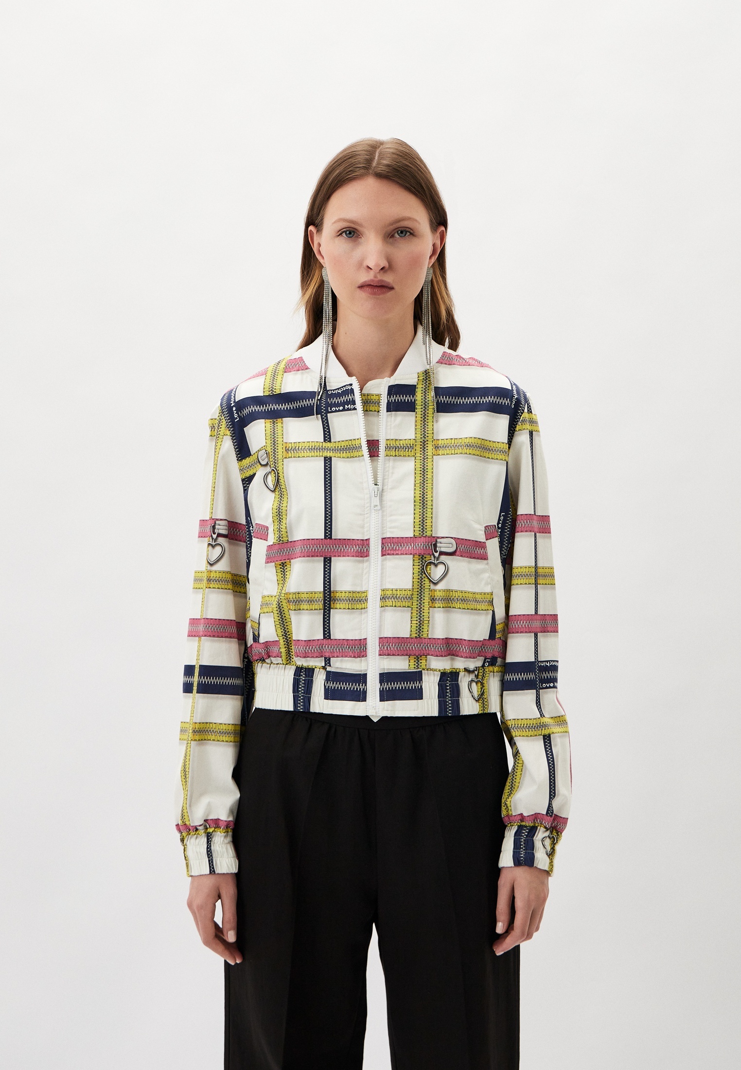 Куртка Love Moschino, цвет: белый, RTLADD537601 — купить в интернет ...